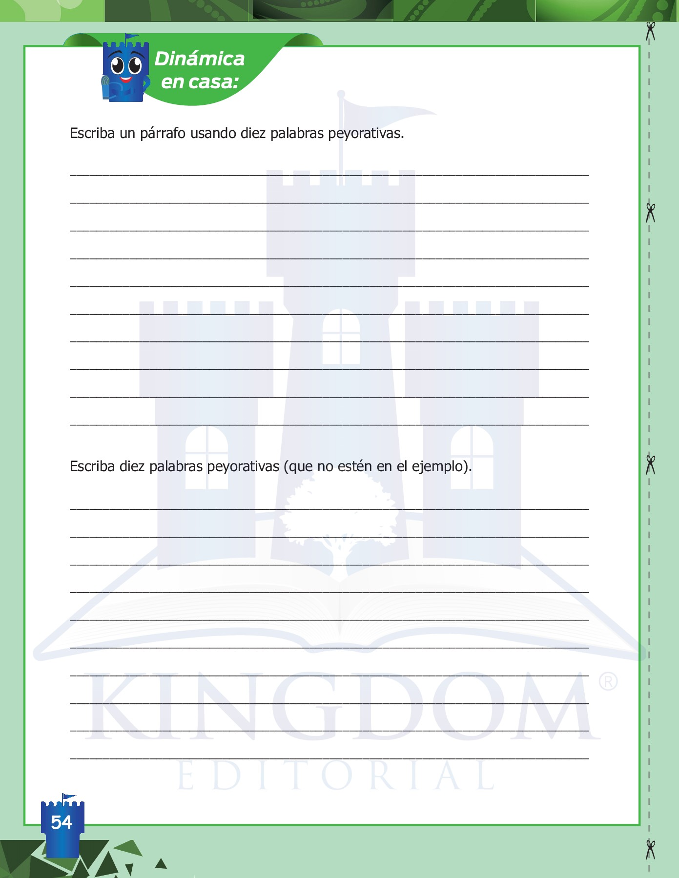 ESPAÑOL 6to Grado .1 - Kingdom Editorial - Página 56 | Flip PDF en ...