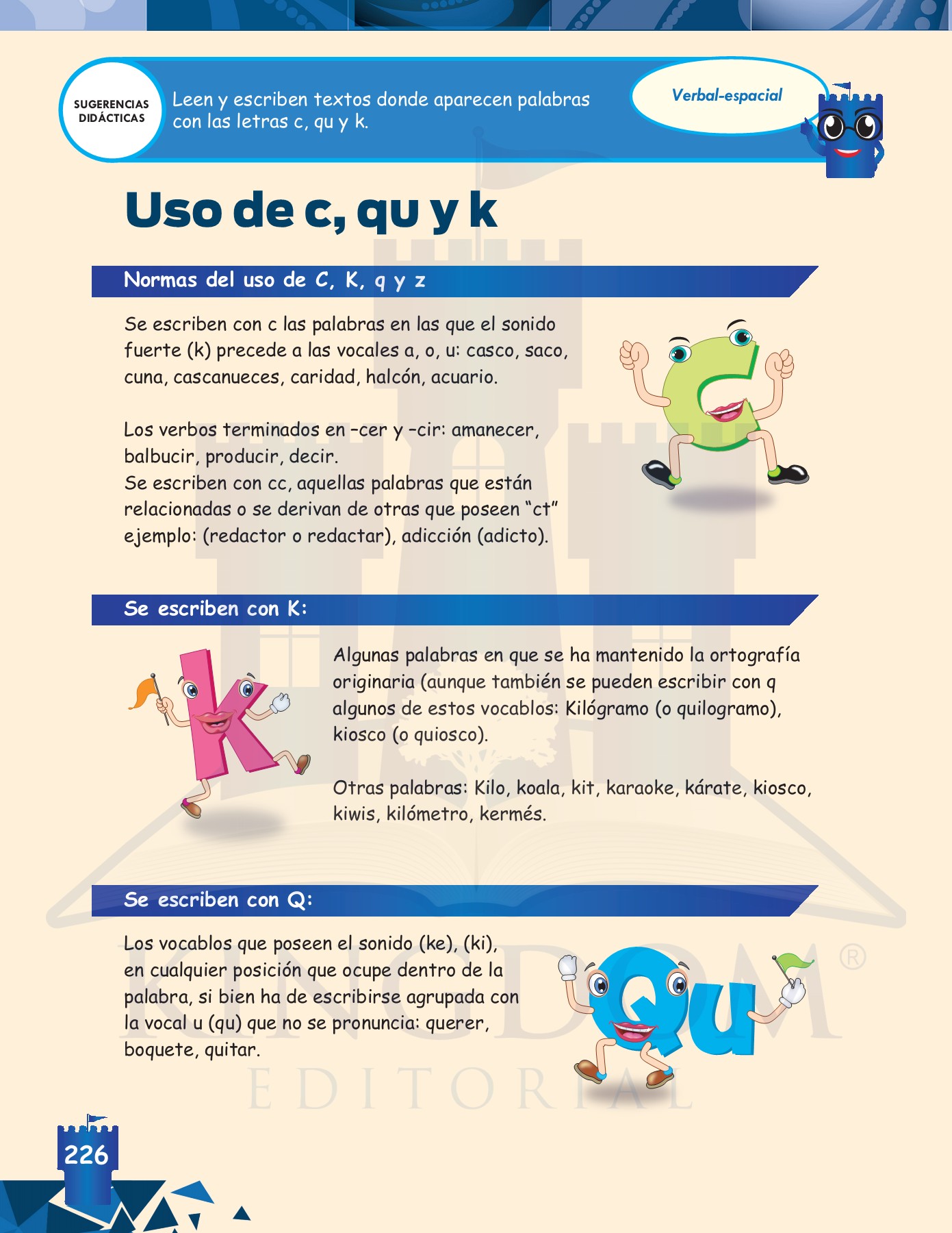 ESPAÑOL 2do Grado .1 - Kingdom Editorial - Página 228 | Flip PDF en ...