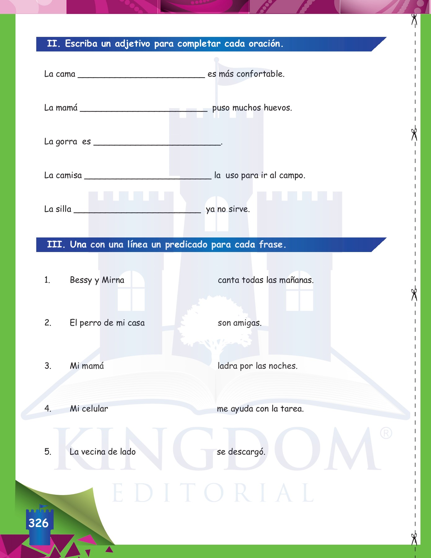 ESPAÑOL 2do Grado .1 - Kingdom Editorial - Página 328 | Flip PDF en línea | PubHTML5