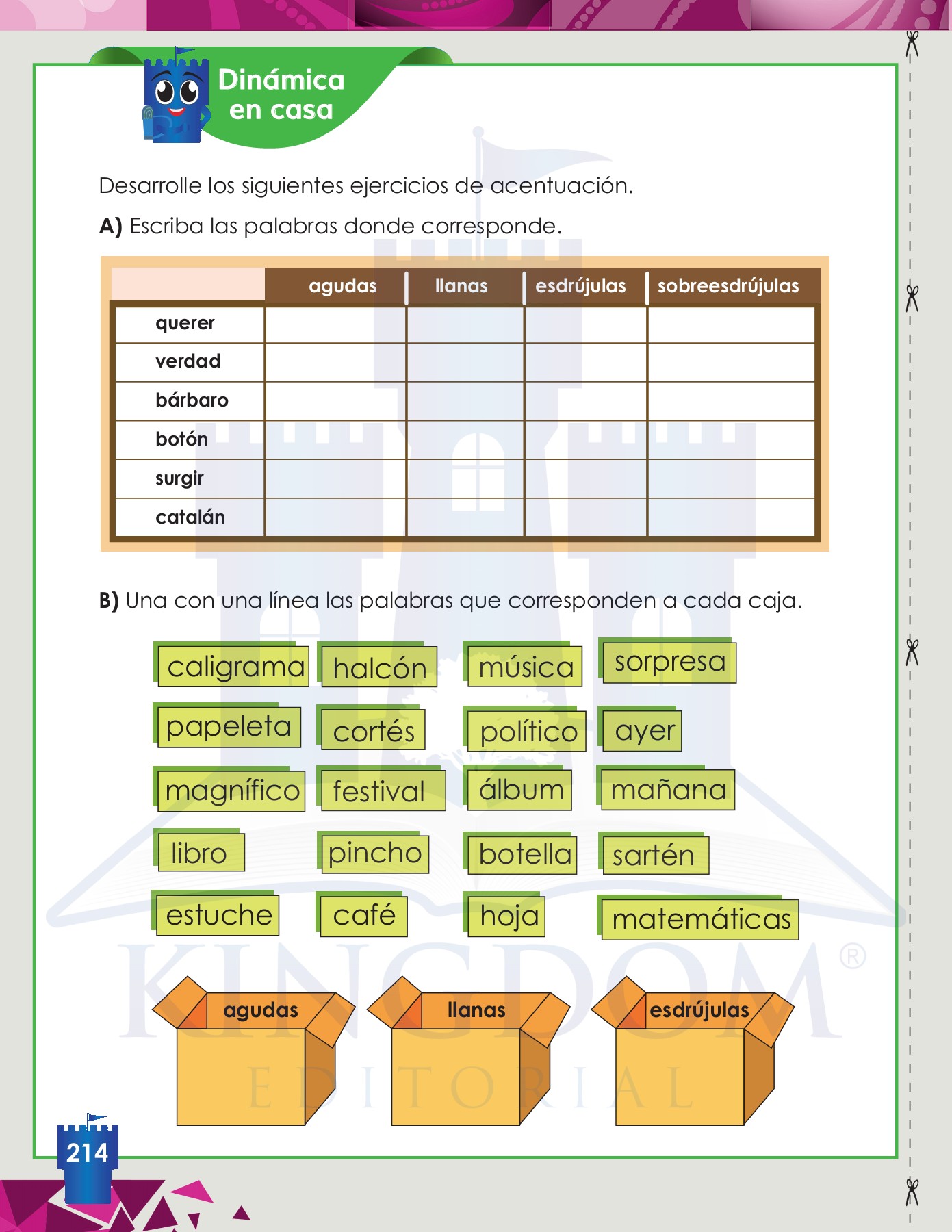 ESPAÑOL 2do Grado .2 - Kingdom Editorial - Página 216 | Flip PDF en ...