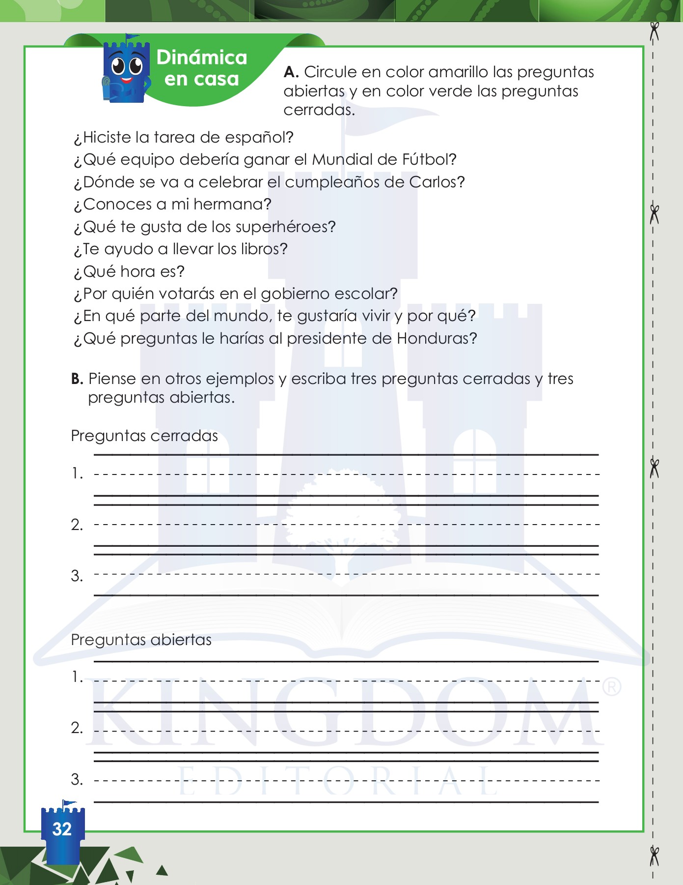 ESPAÑOL 2do Grado .2 - Kingdom Editorial - Página 34 | Flip PDF en ...