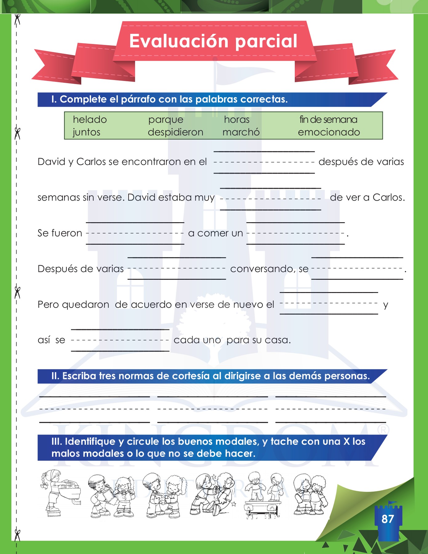 ESPAÑOL 2do Grado .2 - Kingdom Editorial - Página 89 | Flip PDF en línea | PubHTML5