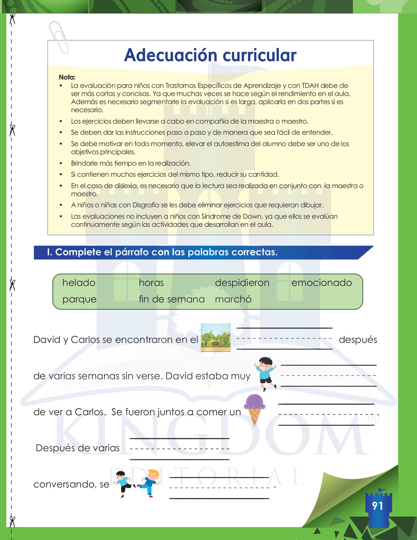 ESPAÑOL 2do Grado .2 - Kingdom Editorial - Página 93 | Flip PDF en ...