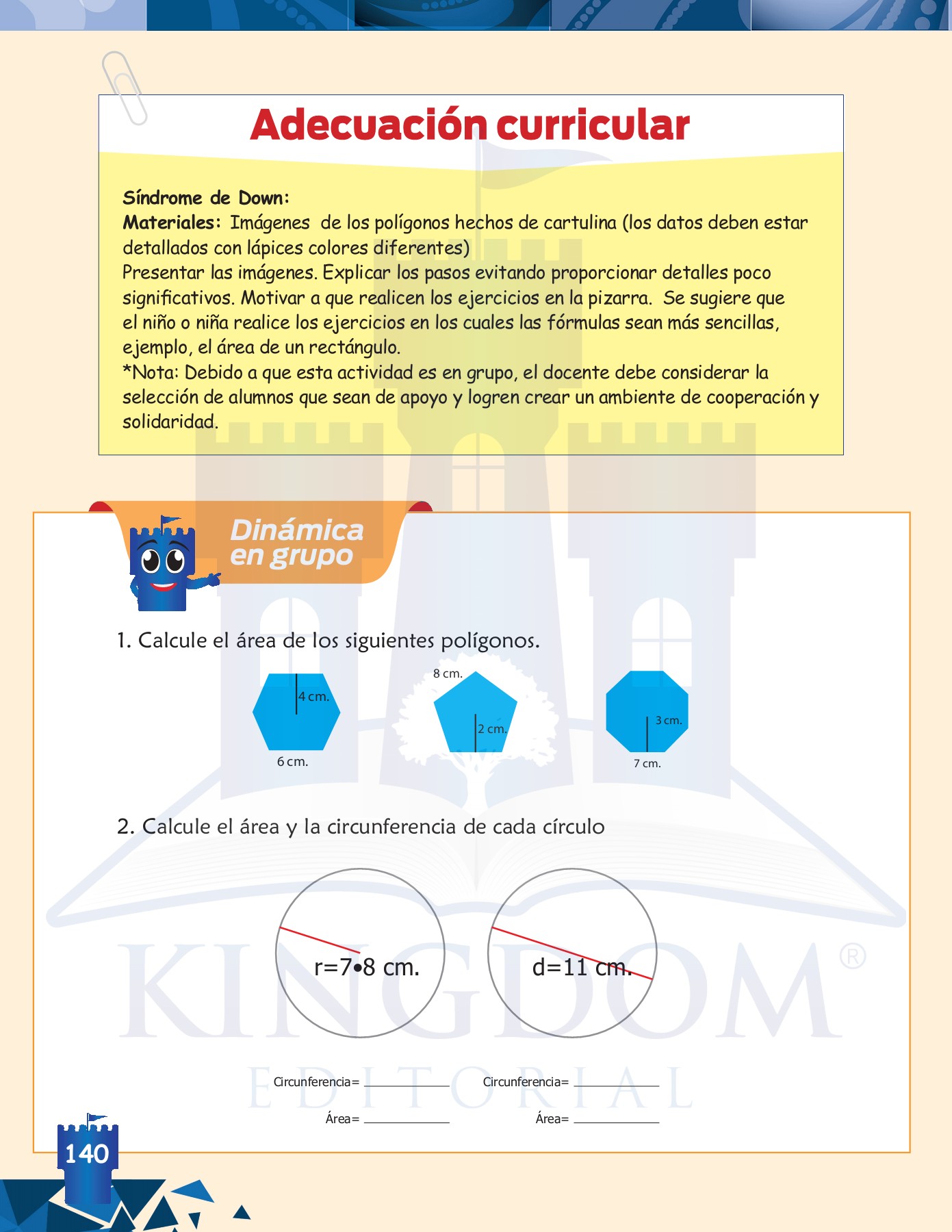 MATEMÁTICAS 6to Grado .1 - Kingdom Editorial - Página 142 | Flip PDF en ...