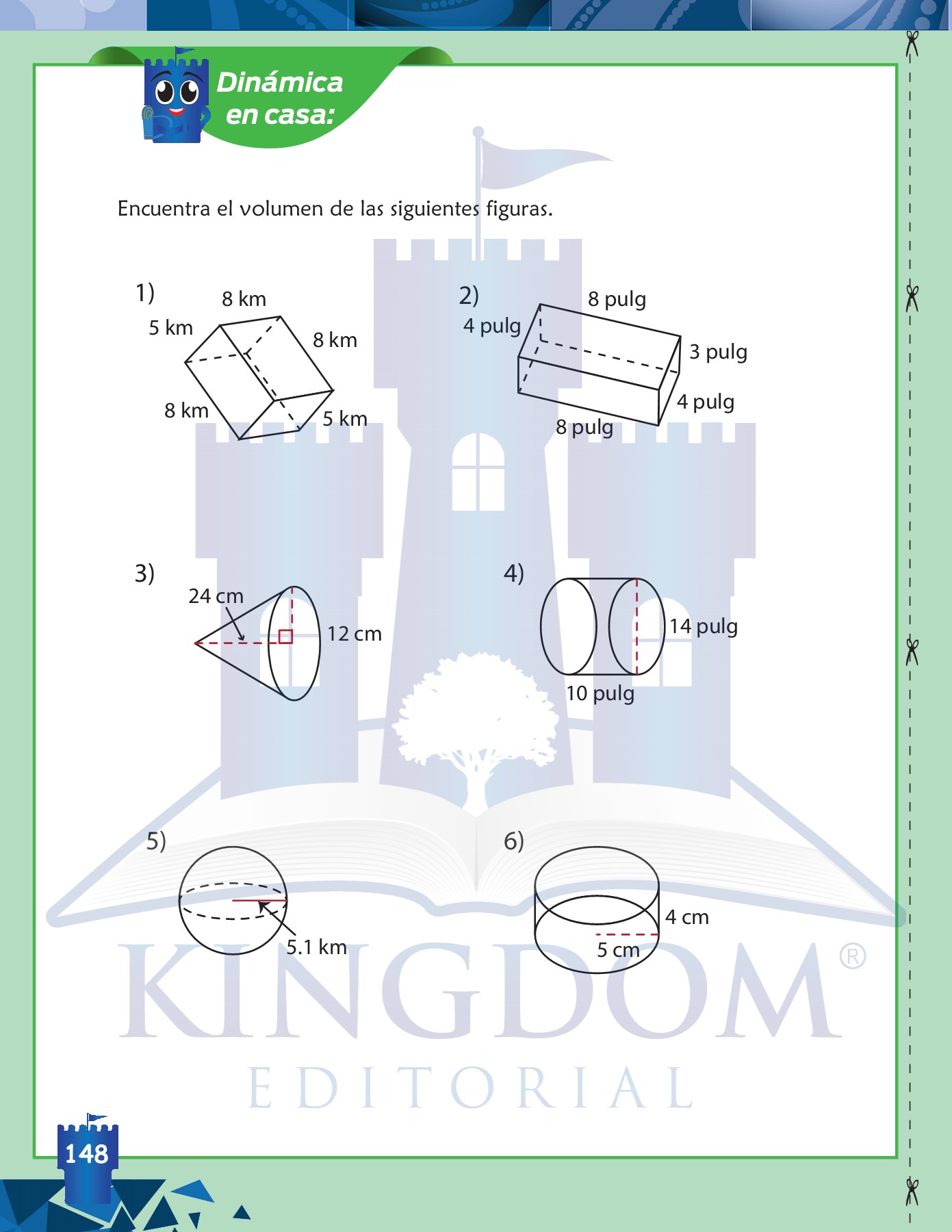 MATEMÁTICAS 6to Grado .1 - Kingdom Editorial - Página 150 | Flip PDF en ...
