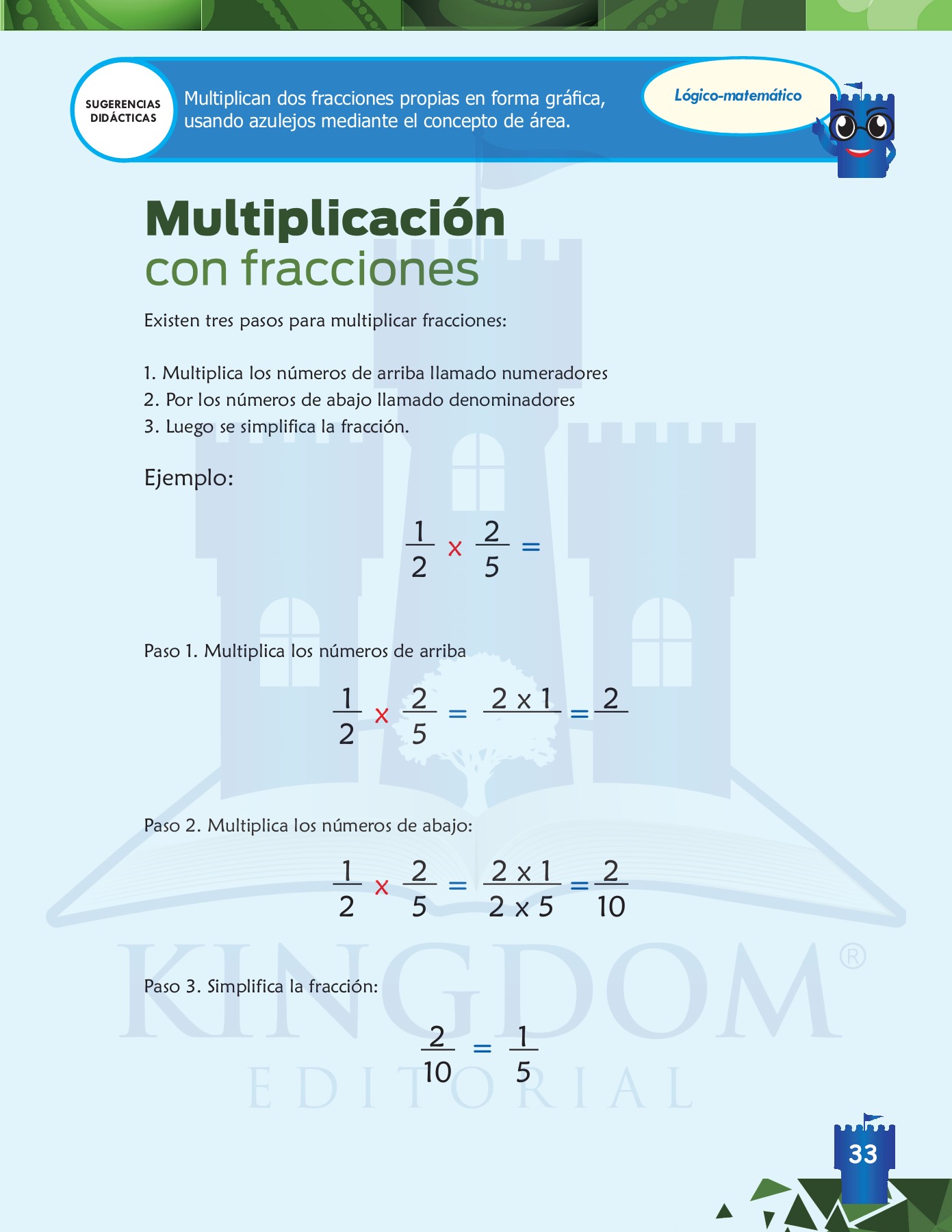 MATEMÁTICAS 6to Grado .1 - Kingdom Editorial - Página 35 | Flip PDF en ...