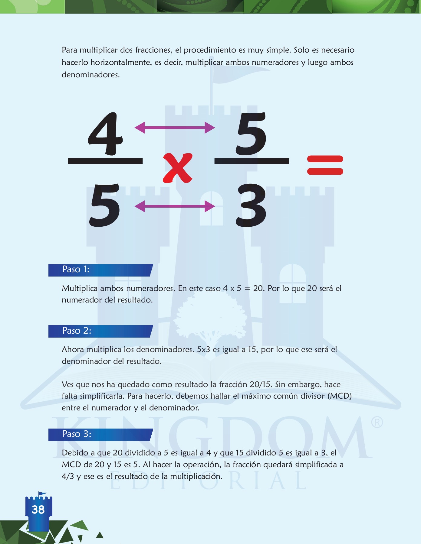 MATEMÁTICAS 6to Grado .1 - Kingdom Editorial - Página 40 | Flip PDF en ...