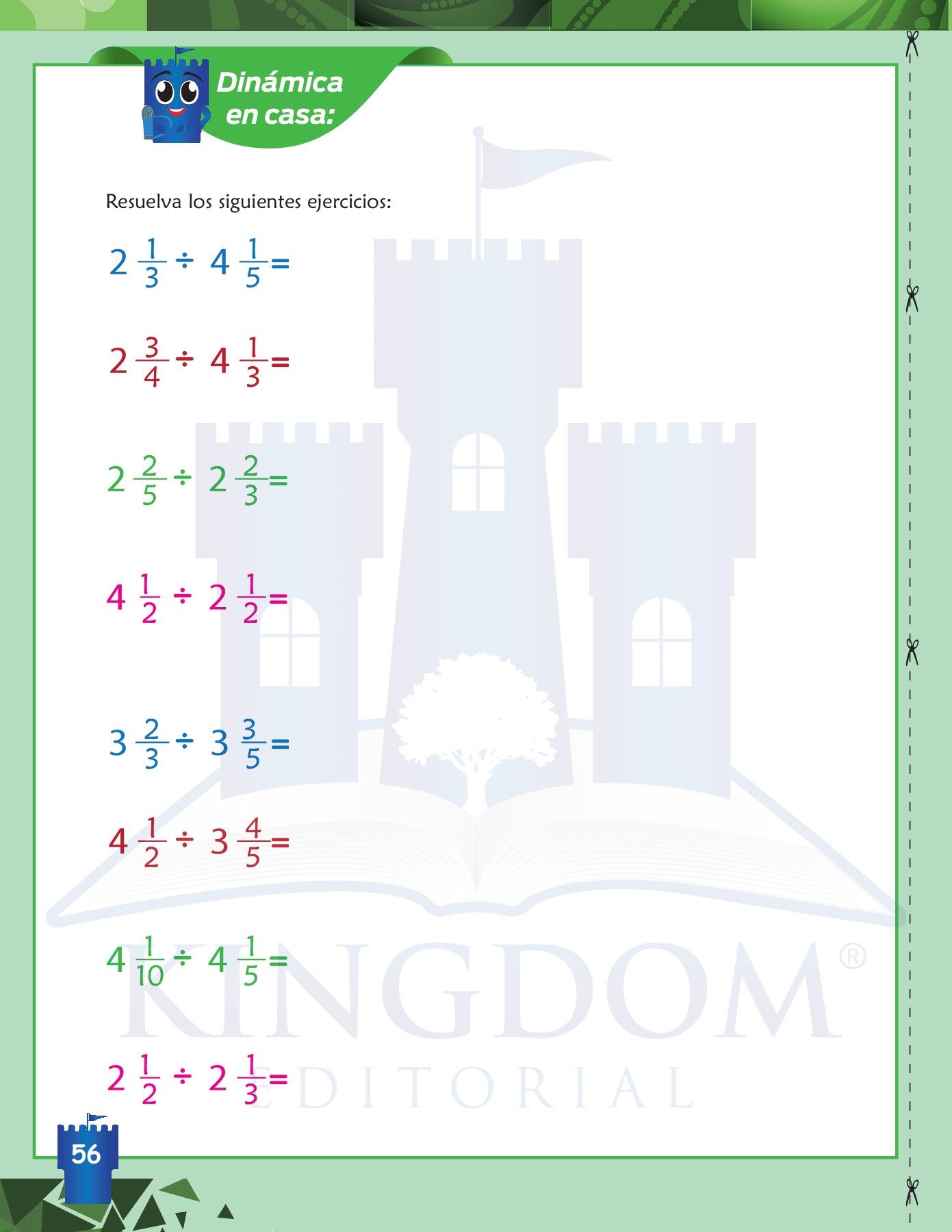 MATEMÁTICAS 6to Grado .1 - Kingdom Editorial - Página 58 | Flip PDF en ...
