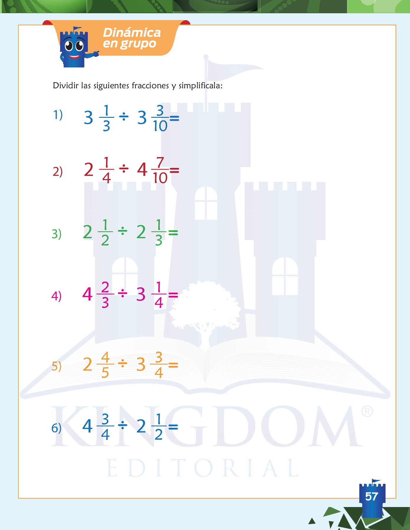 MATEMÁTICAS 6to Grado .1 - Kingdom Editorial - Página 59 | Flip PDF en ...