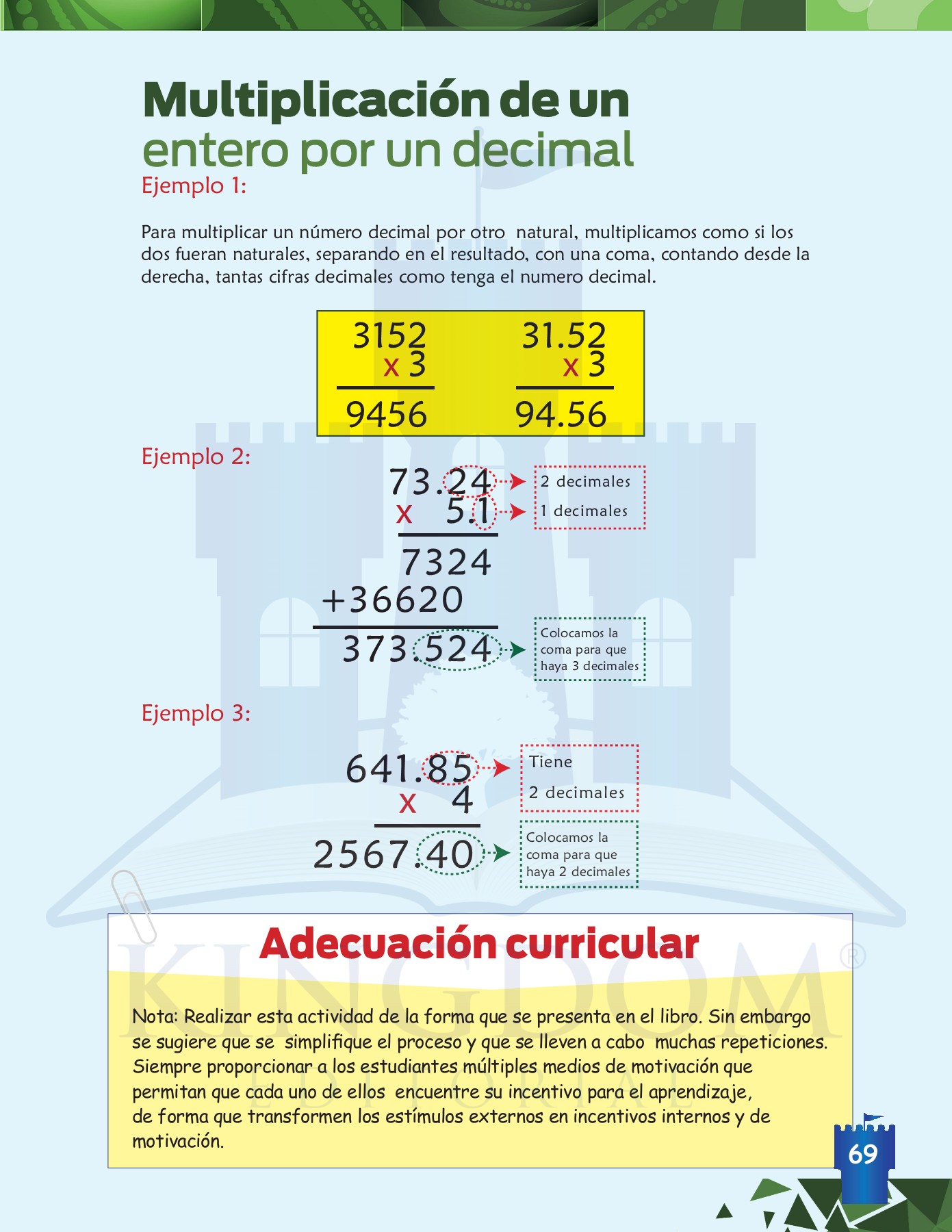 Actividades Con Decimales Para Sexto Grado Operaciones Básicas Con
