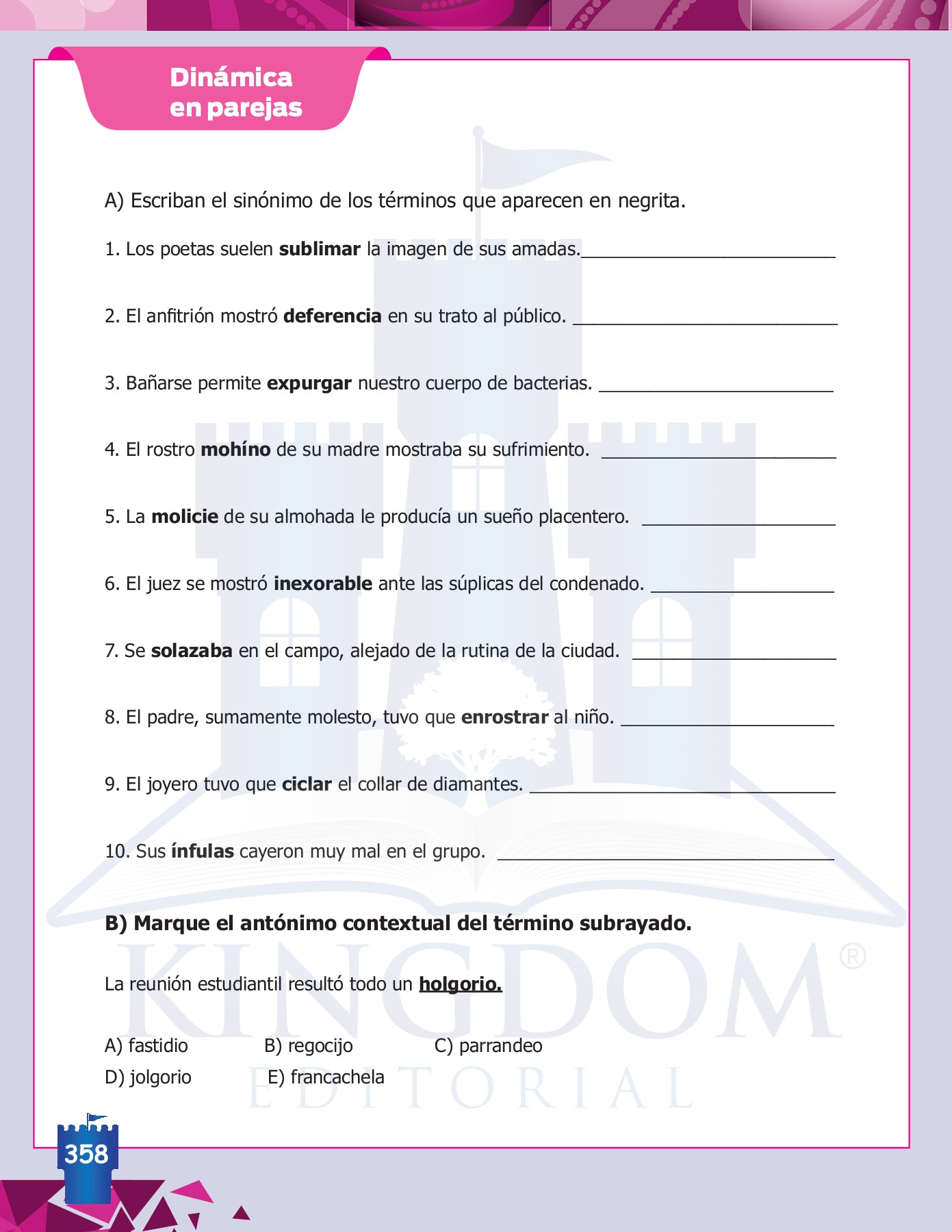 ESPAÑOL 8vo Grado .1 - Kingdom Editorial - Página 360 | Flip PDF en ...