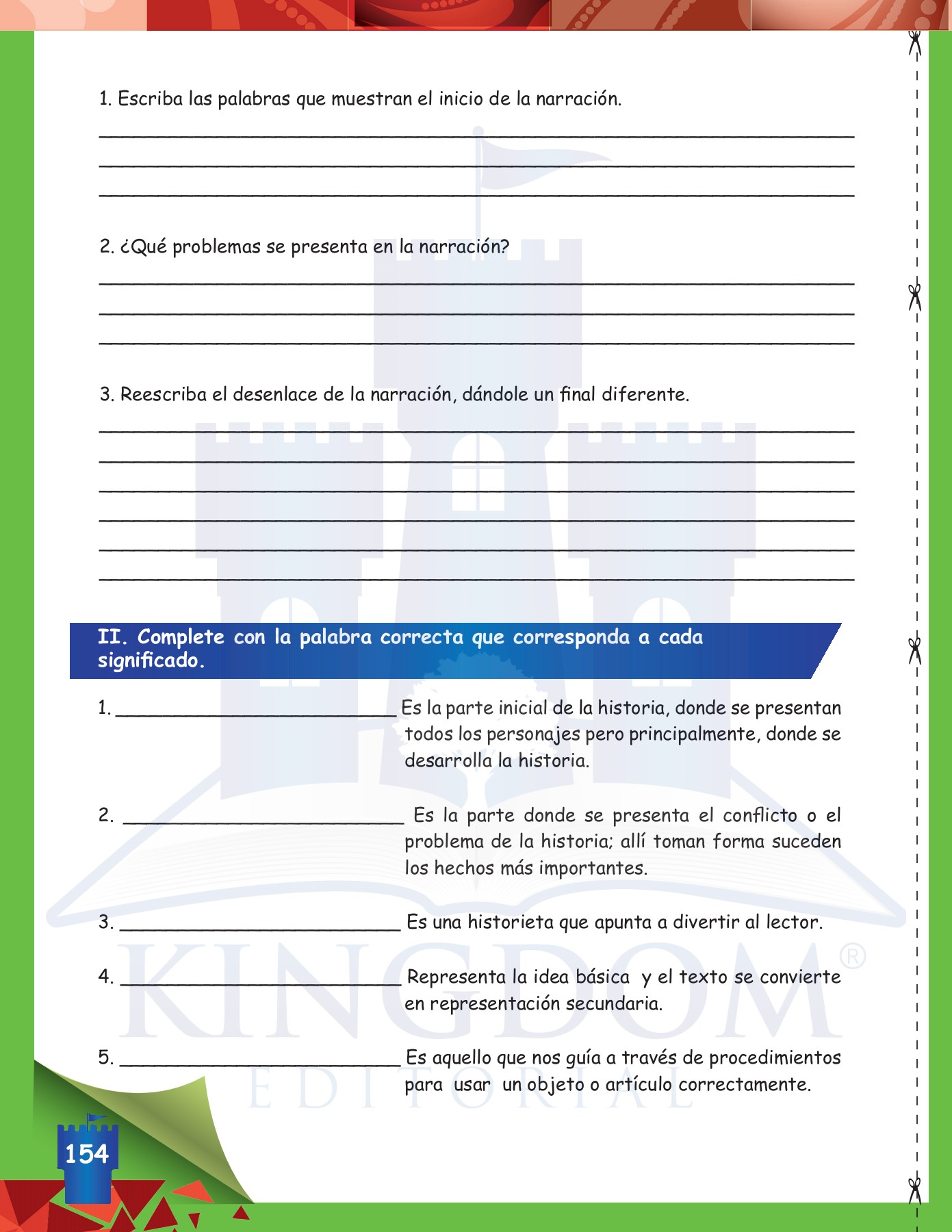 ESPAÑOL 3er Grado .2 - Kingdom Editorial - Página 156 | Flip PDF en ...