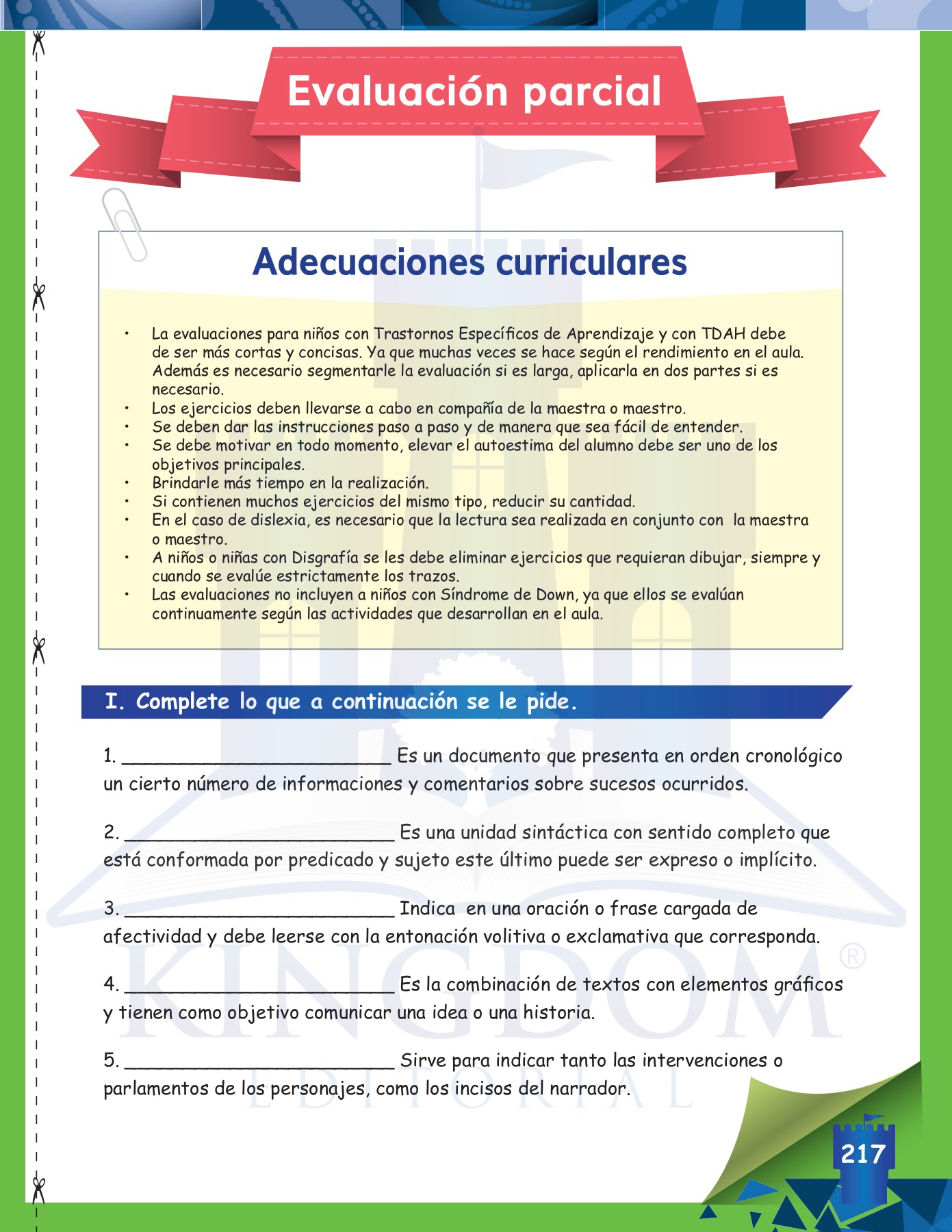 ESPAÑOL 3er Grado .2 - Kingdom Editorial - Página 219 | Flip PDF en ...