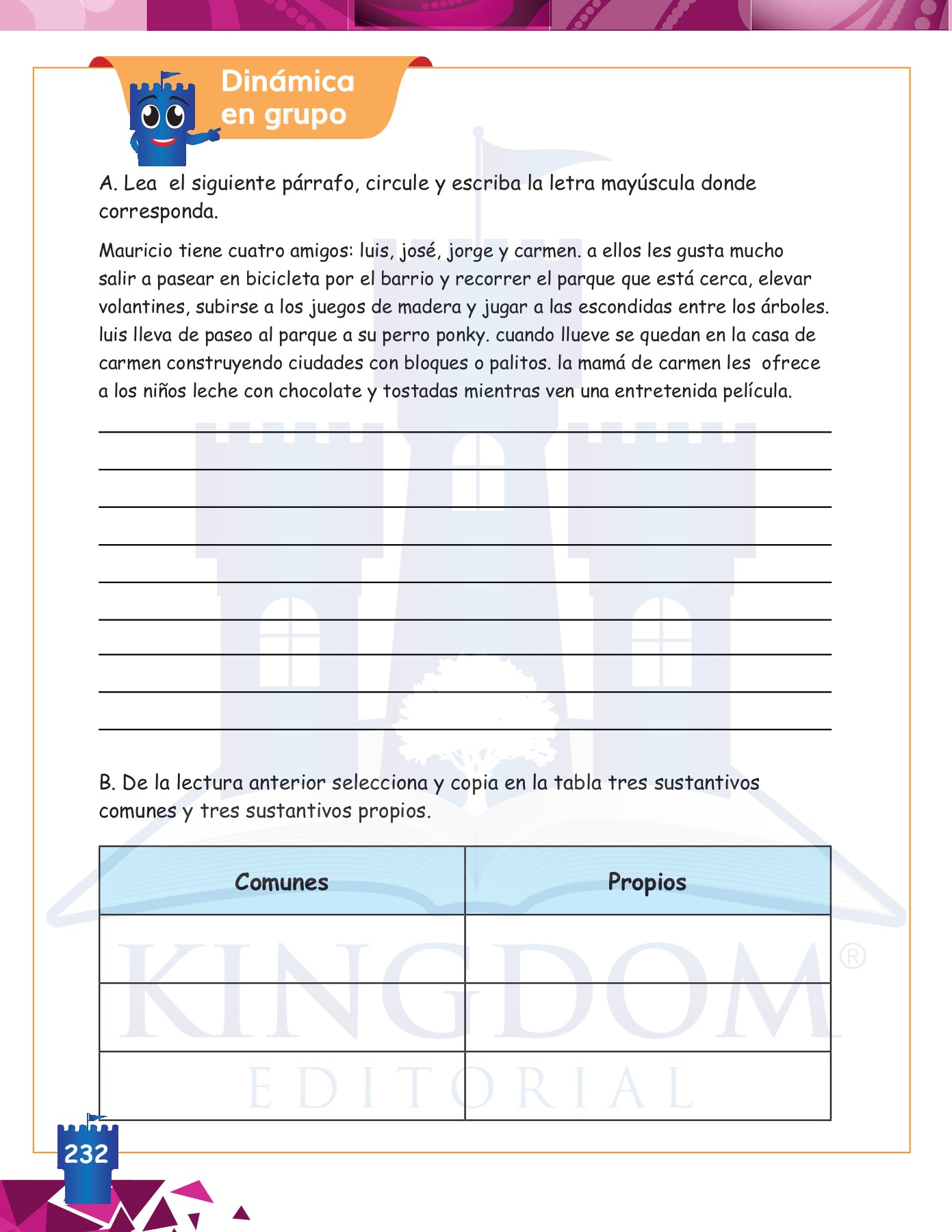 ESPAÑOL 3er Grado .2 - Kingdom Editorial - Página 234 | Flip PDF en ...