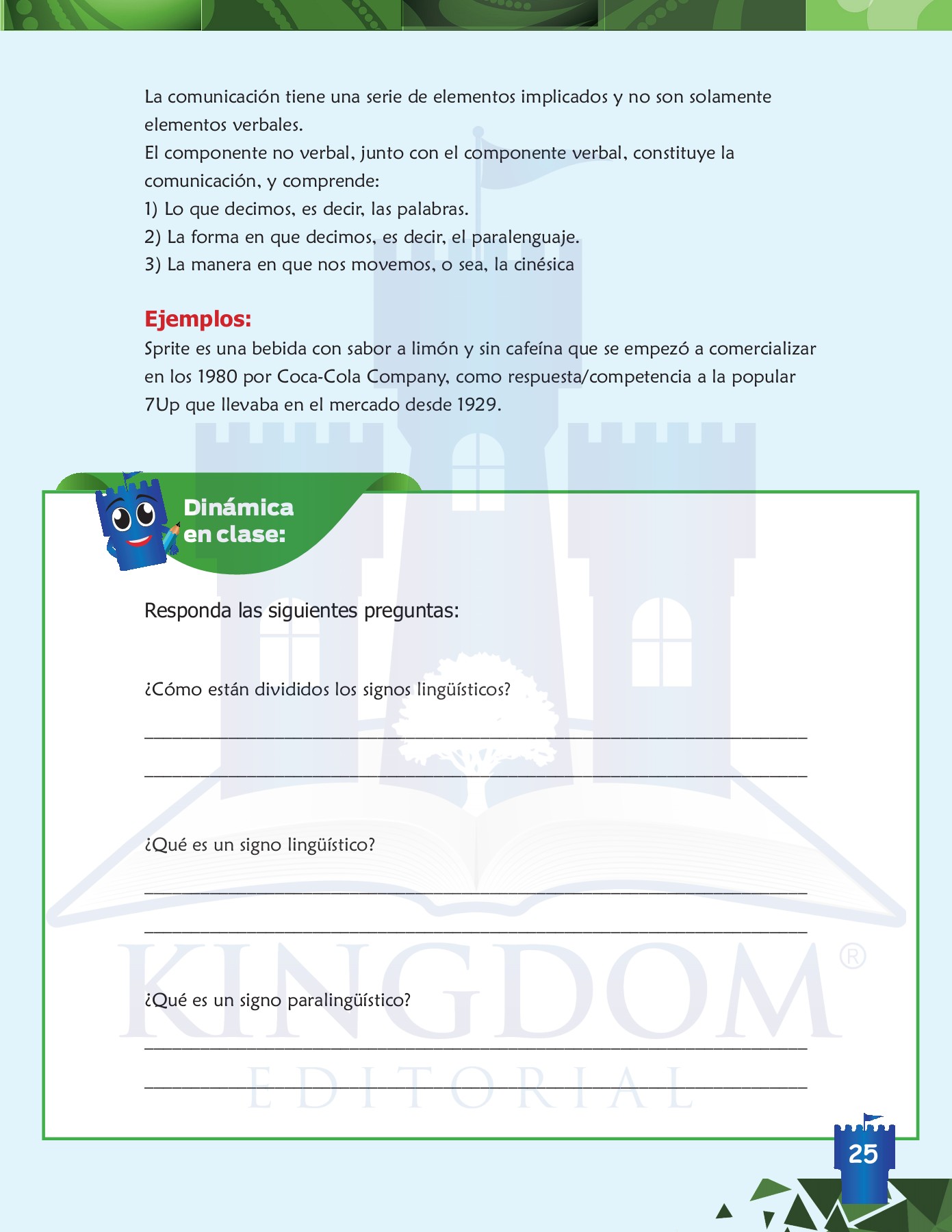ESPAÑOL 5to Grado .1 - Kingdom Editorial - Página 27 | Flip PDF en ...