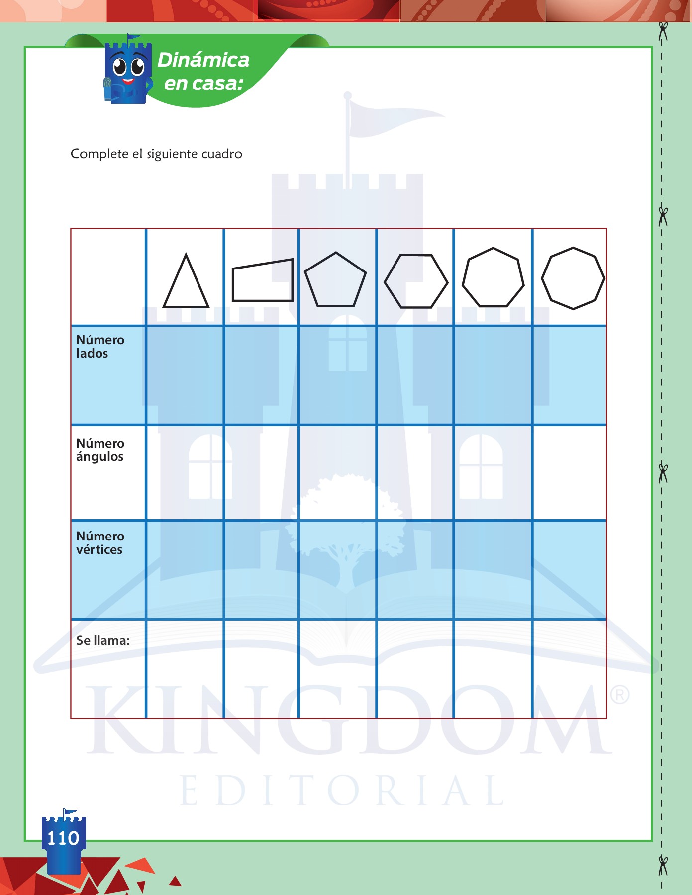 MATEMÁTICAS 5to Grado .1 - Kingdom Editorial - Página 112 | Flip PDF en ...