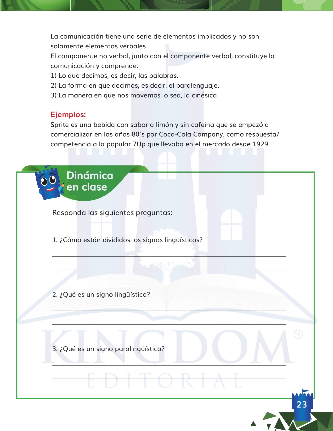 ESPAÑOL 5to Grado .2 - Kingdom Editorial - Página 25 | Flip PDF en ...