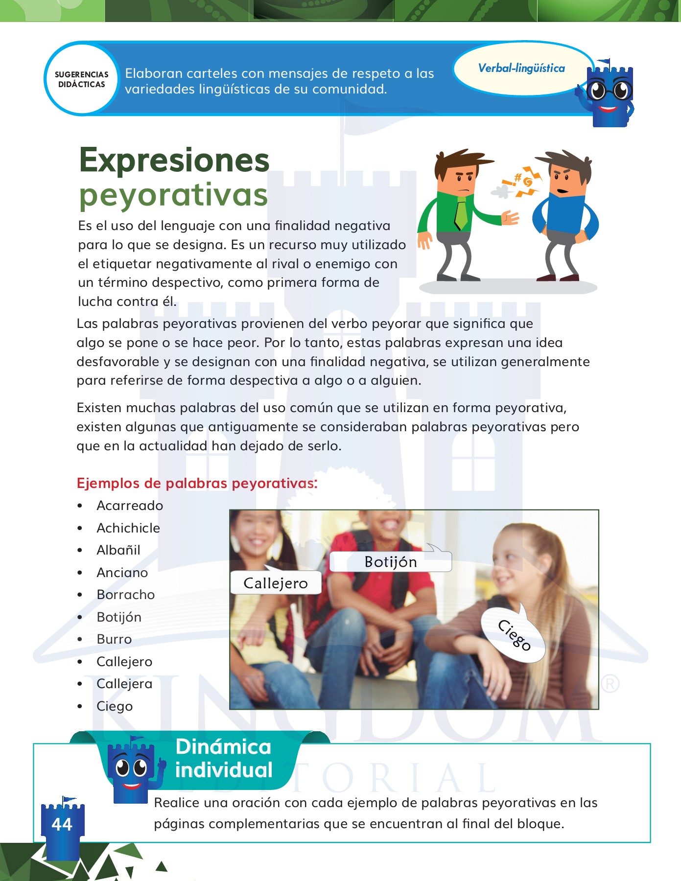 ESPAÑOL 5to Grado .2 - Kingdom Editorial - Página 46 | Flip PDF en ...