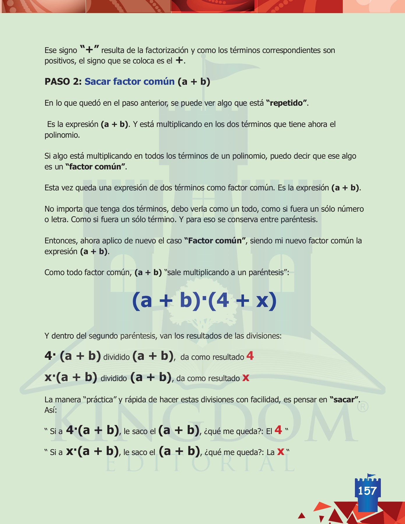 MATEMÁTICAS 8vo Grado .1 - Kingdom Editorial - Página 159 | Flip PDF en ...