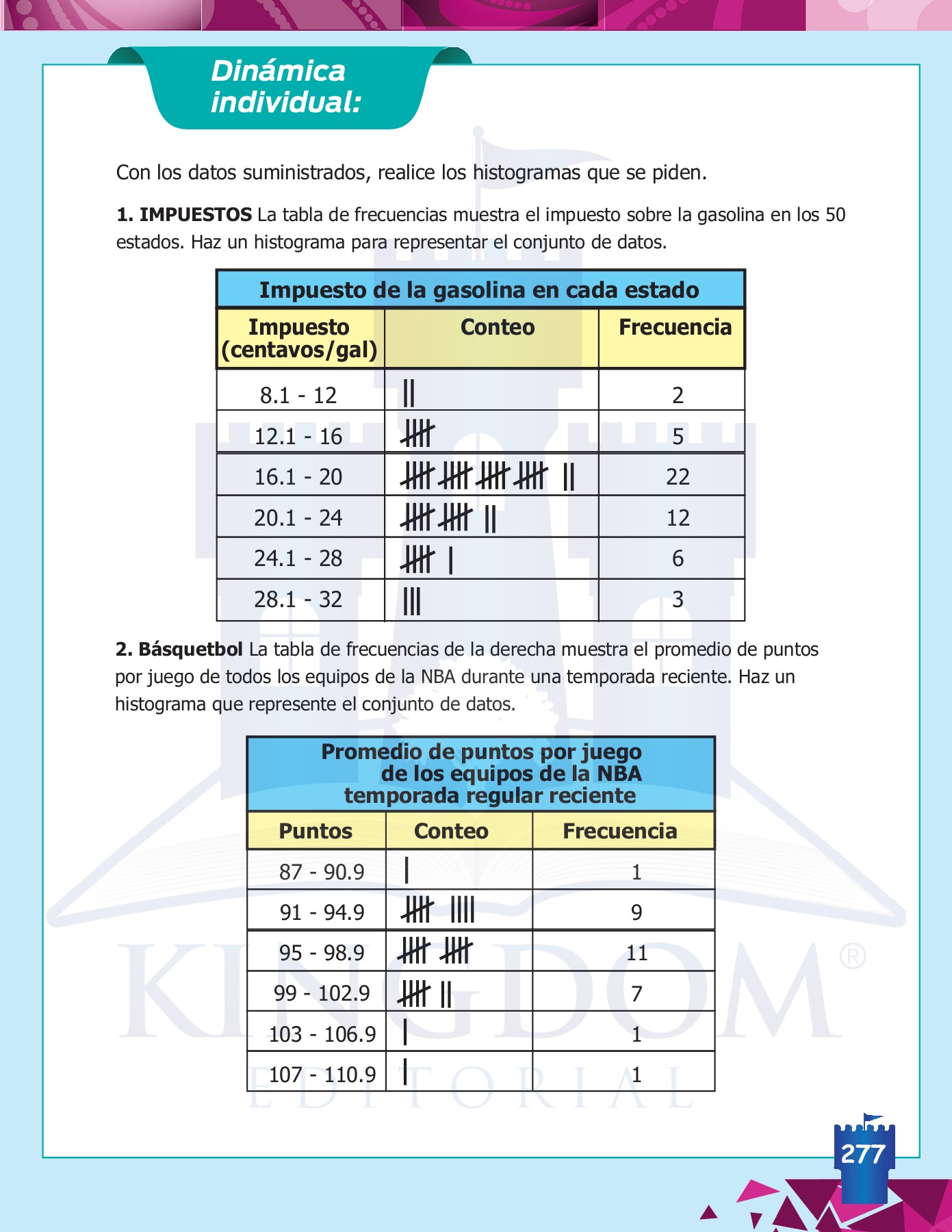 MATEMÁTICAS 8vo Grado .1 - Kingdom Editorial - Página 279 | Flip PDF en ...