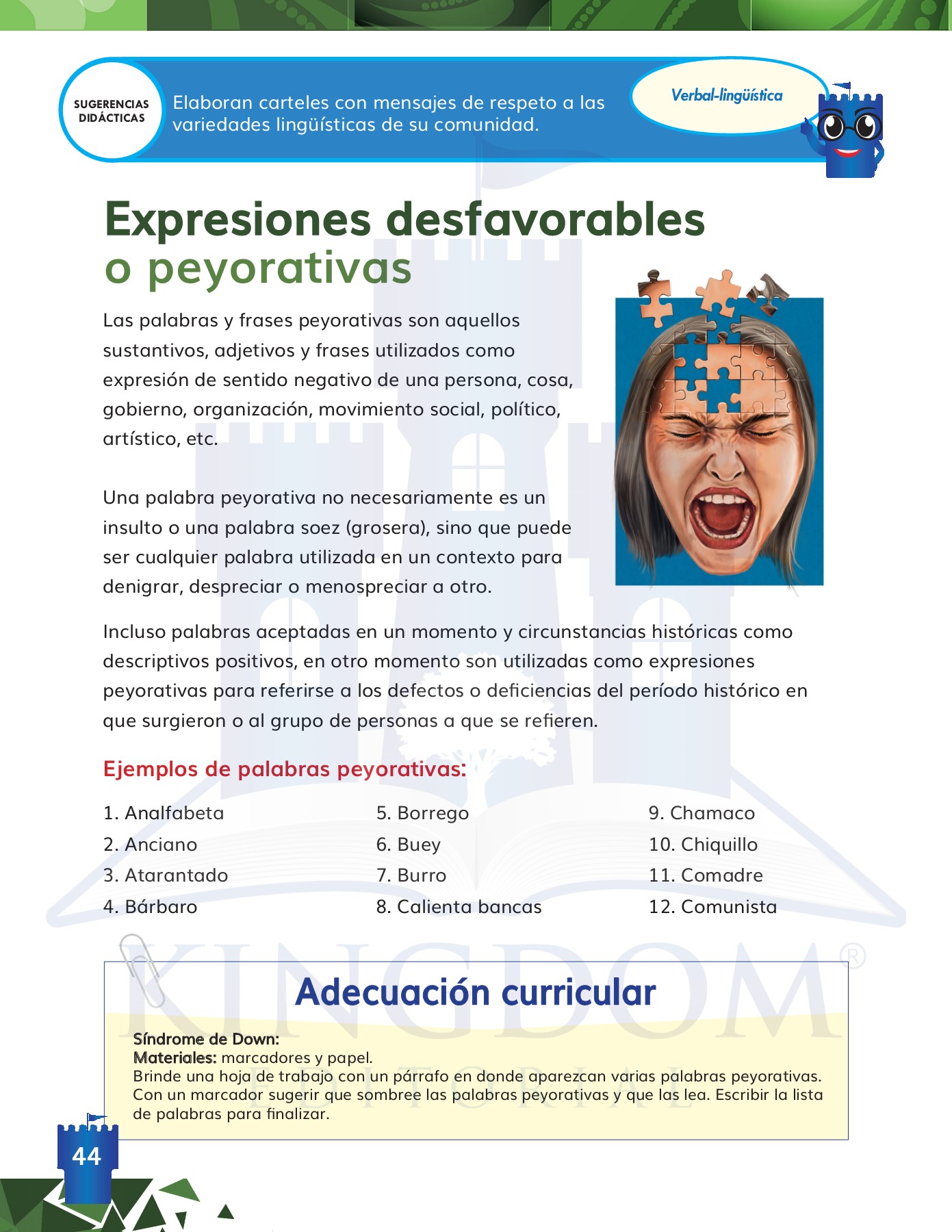 ESPAÑOL 6to Grado .2 - Kingdom Editorial - Página 46 | Flip PDF en ...