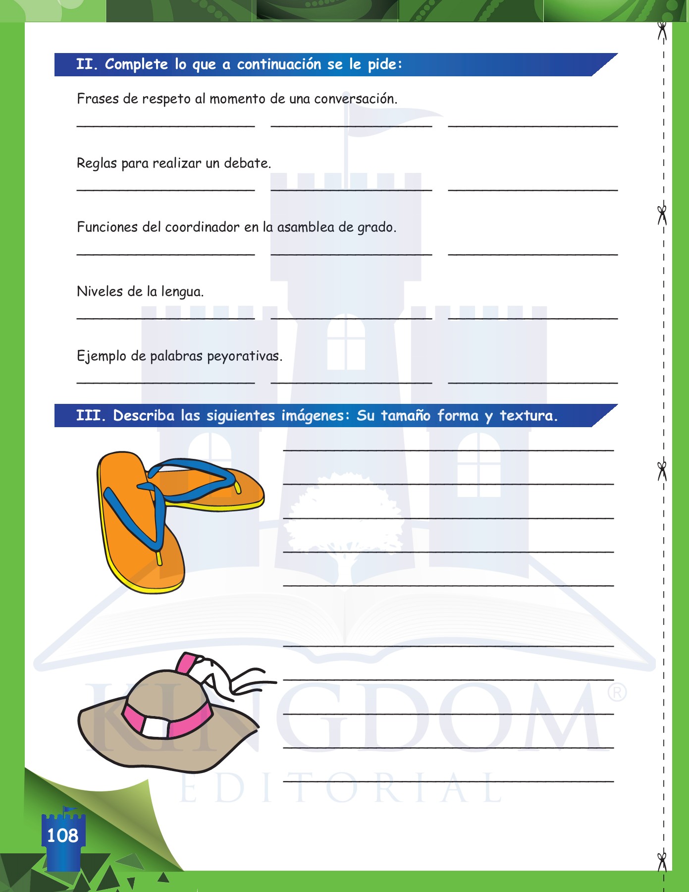 ESPAÑOL 4to Grado .1 - Kingdom Editorial - Página 110 | Flip PDF en ...
