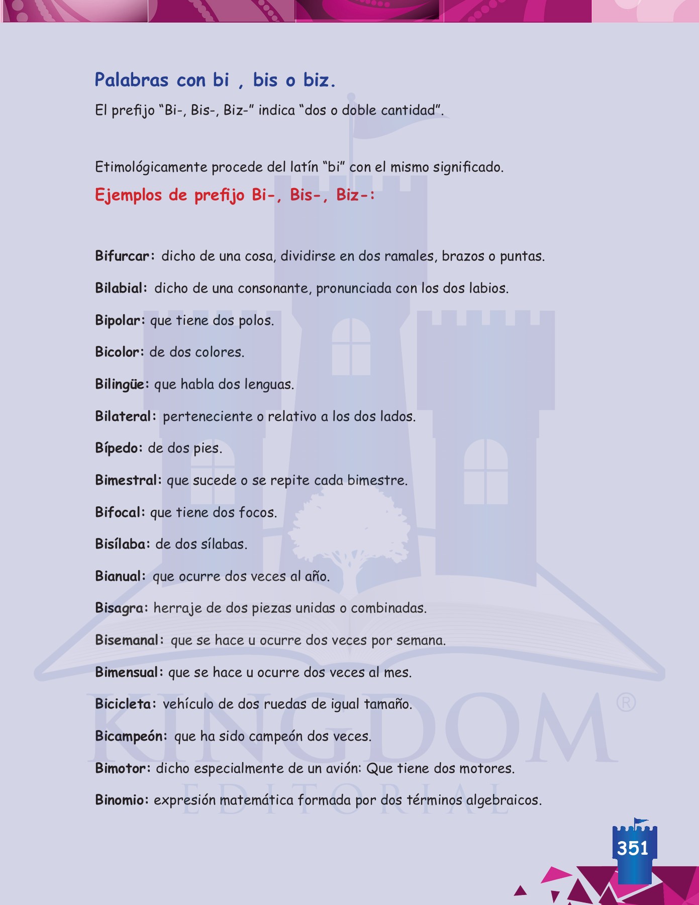 ESPAÑOL 4to Grado .1 - Kingdom Editorial - Página 353 | Flip PDF en ...