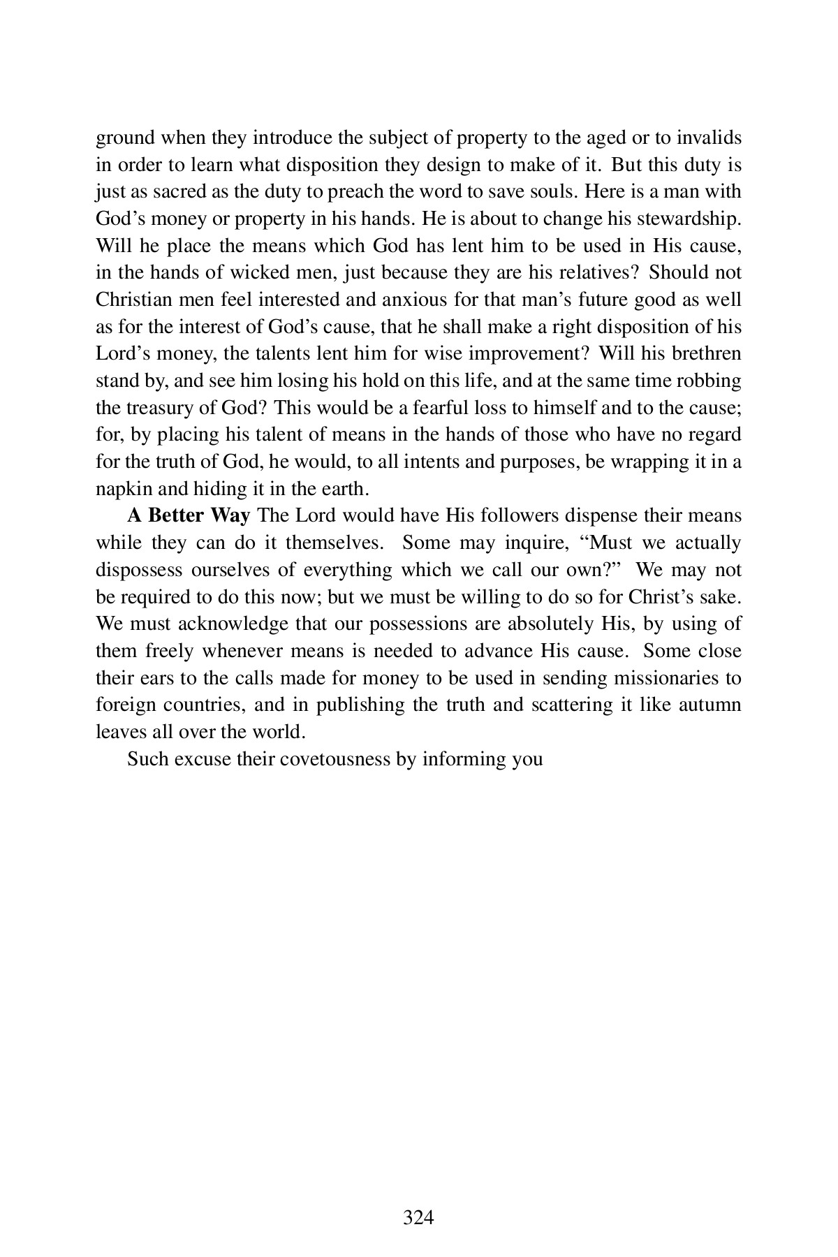 Counsels on Stewardship - Bunjo Steven - Page 325 | Flip PDF Online ...