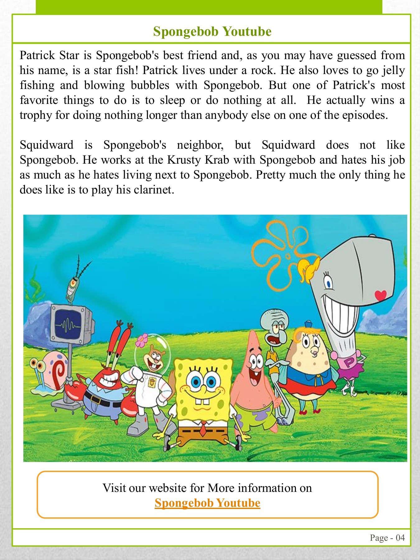 SpongeBob Squarepants - SpongeBob episodes - Page 4 | Flip PDF Online ...