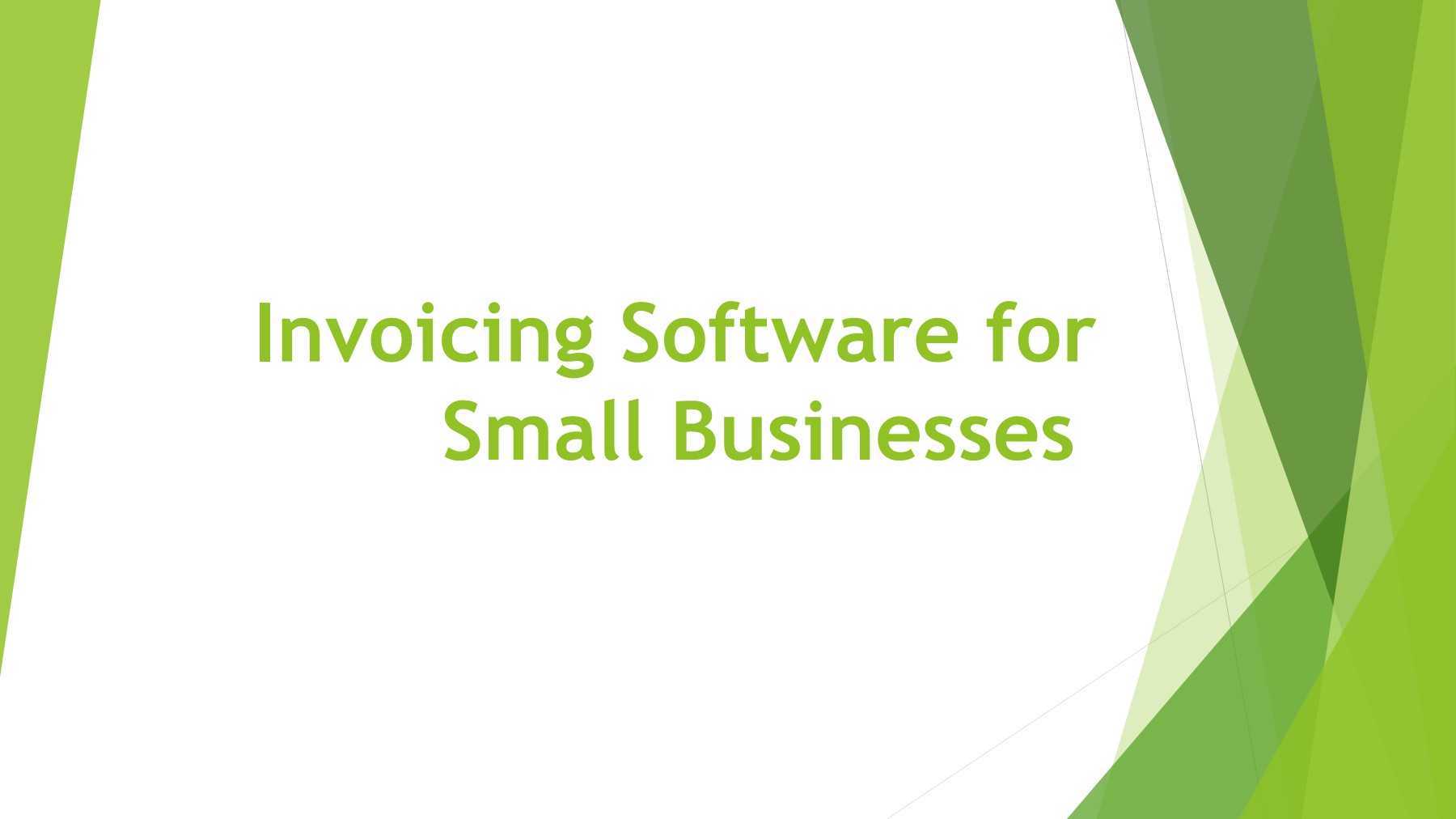 Invoicing Software for Small Businesses - Anjali Verma - Page 1 - 7 ...