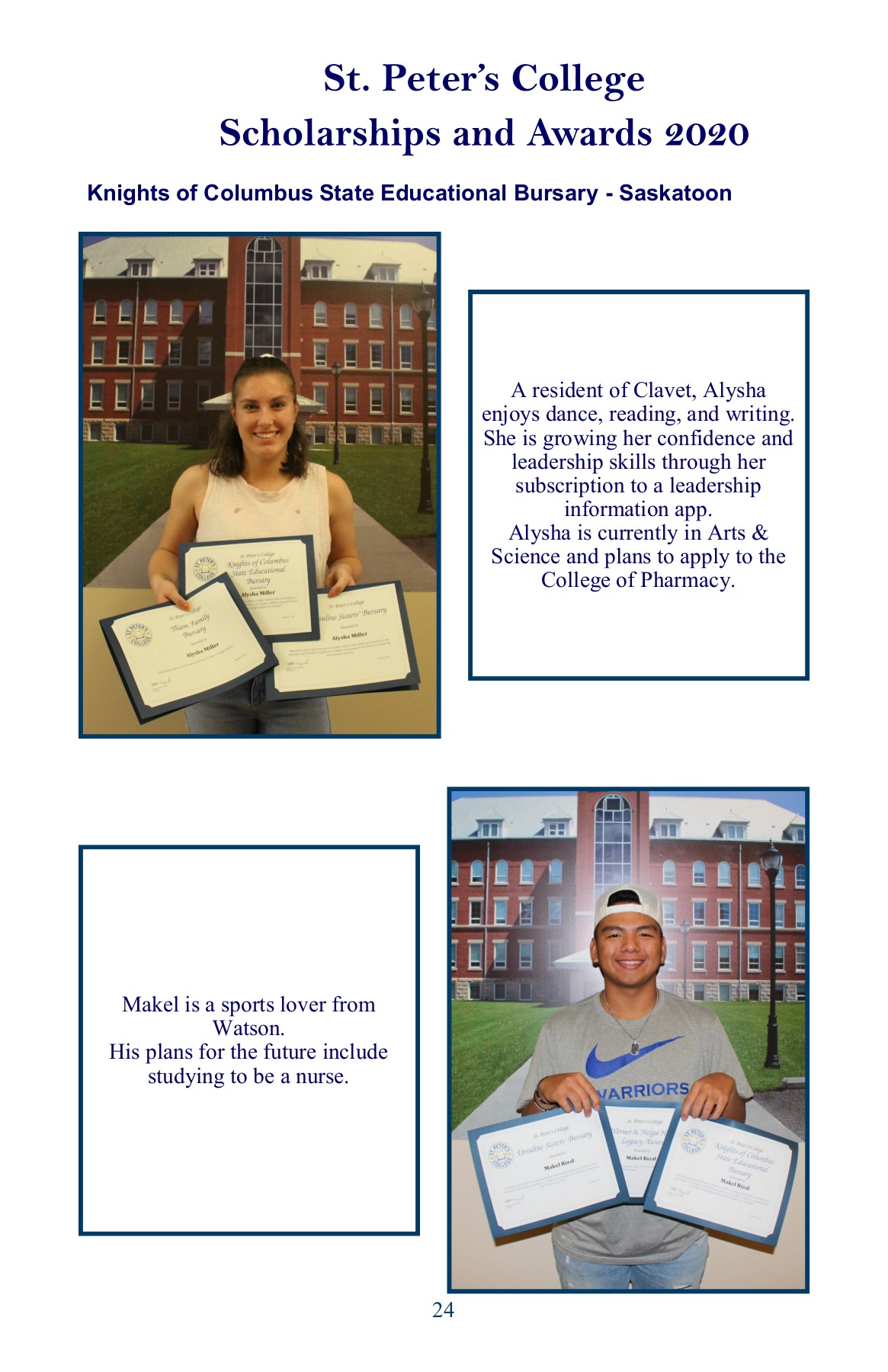 Scholarship Booklet 2020 single page - Hannah Moellenbeck - Page 24 ...