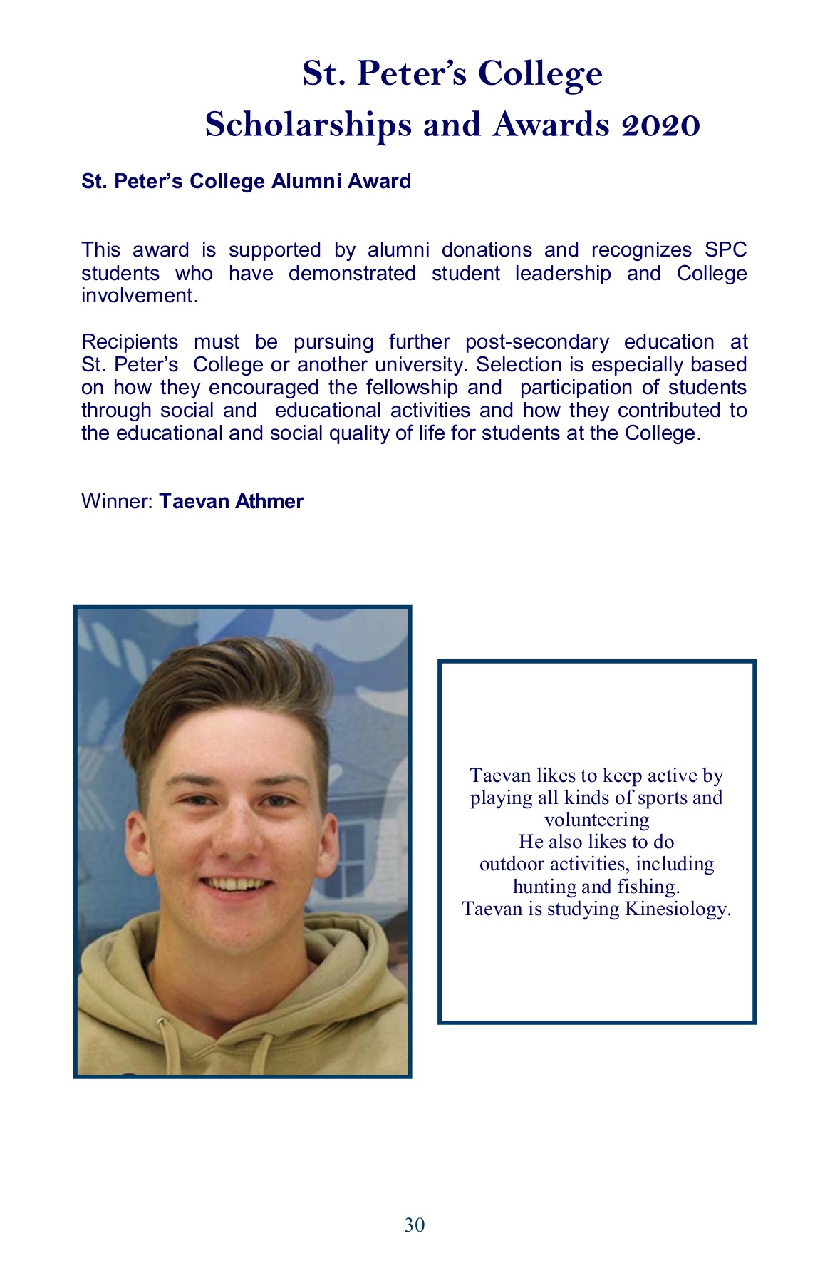 Scholarship Booklet 2020 single page - Hannah Moellenbeck - Page 30 ...