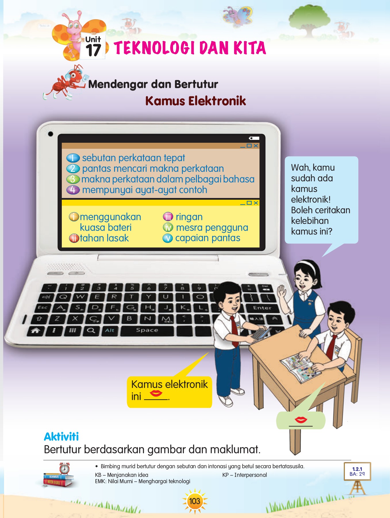 BUKU TEKS BM TAHUN 1 - Cikgu Najihah - Sivu 112 | PDF verkossa | PubHTML5