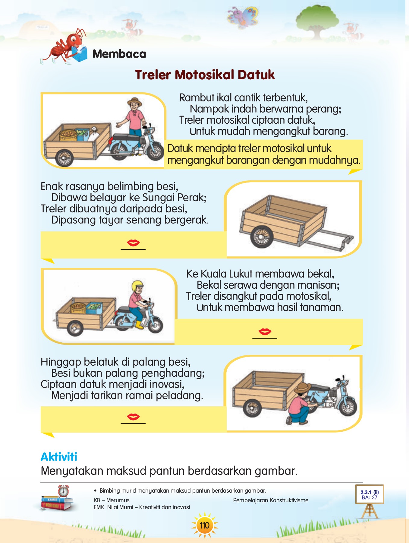 BUKU TEKS BM TAHUN 1 - Cikgu Najihah - Sivu 119 | PDF verkossa | PubHTML5