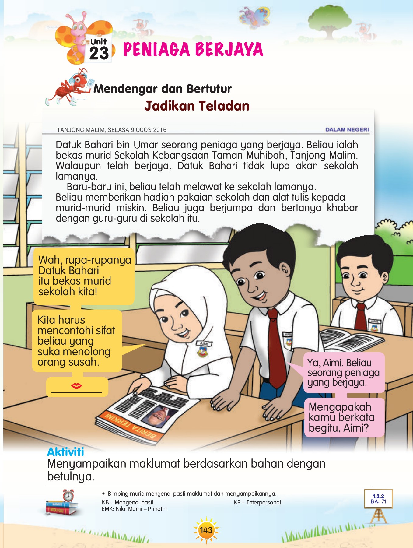 BUKU TEKS BM TAHUN 1 - Cikgu Najihah - Sivu 152 | PDF verkossa | PubHTML5