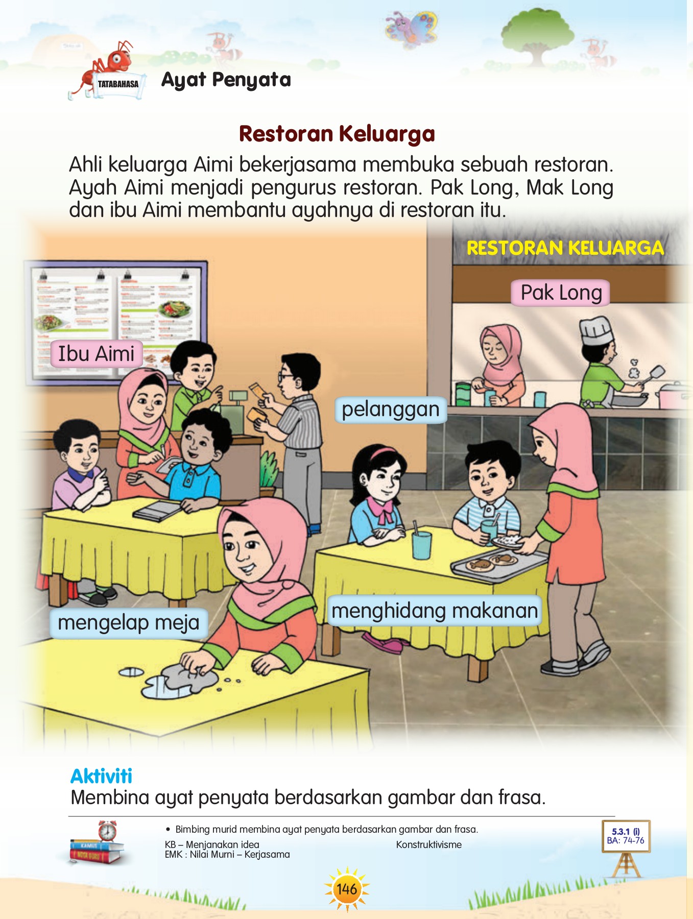 BUKU TEKS BM TAHUN 1 - Cikgu Najihah - Sivu 155 | PDF verkossa | PubHTML5