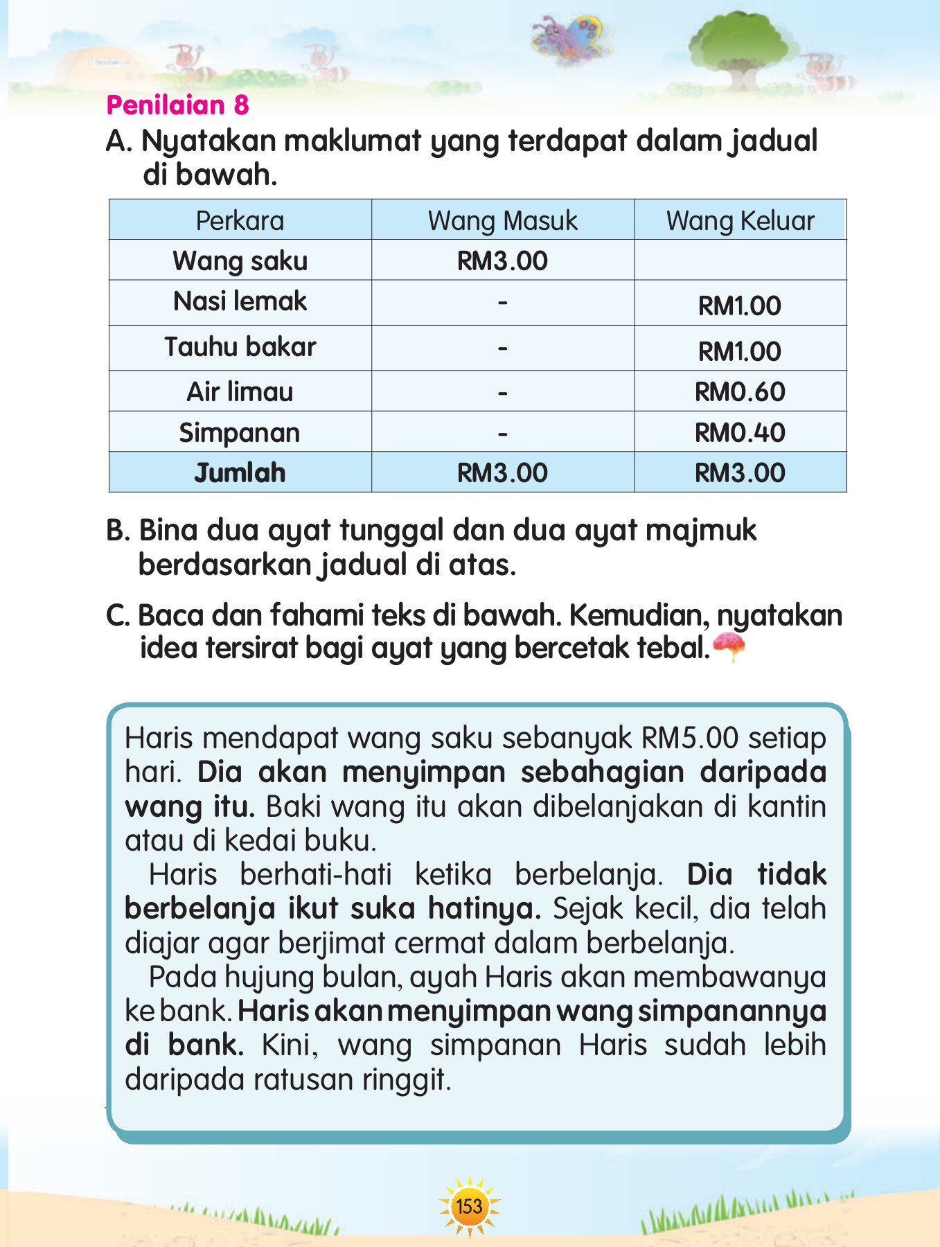 BUKU TEKS BM TAHUN 1 - Cikgu Najihah - Sivu 162 | PDF verkossa | PubHTML5