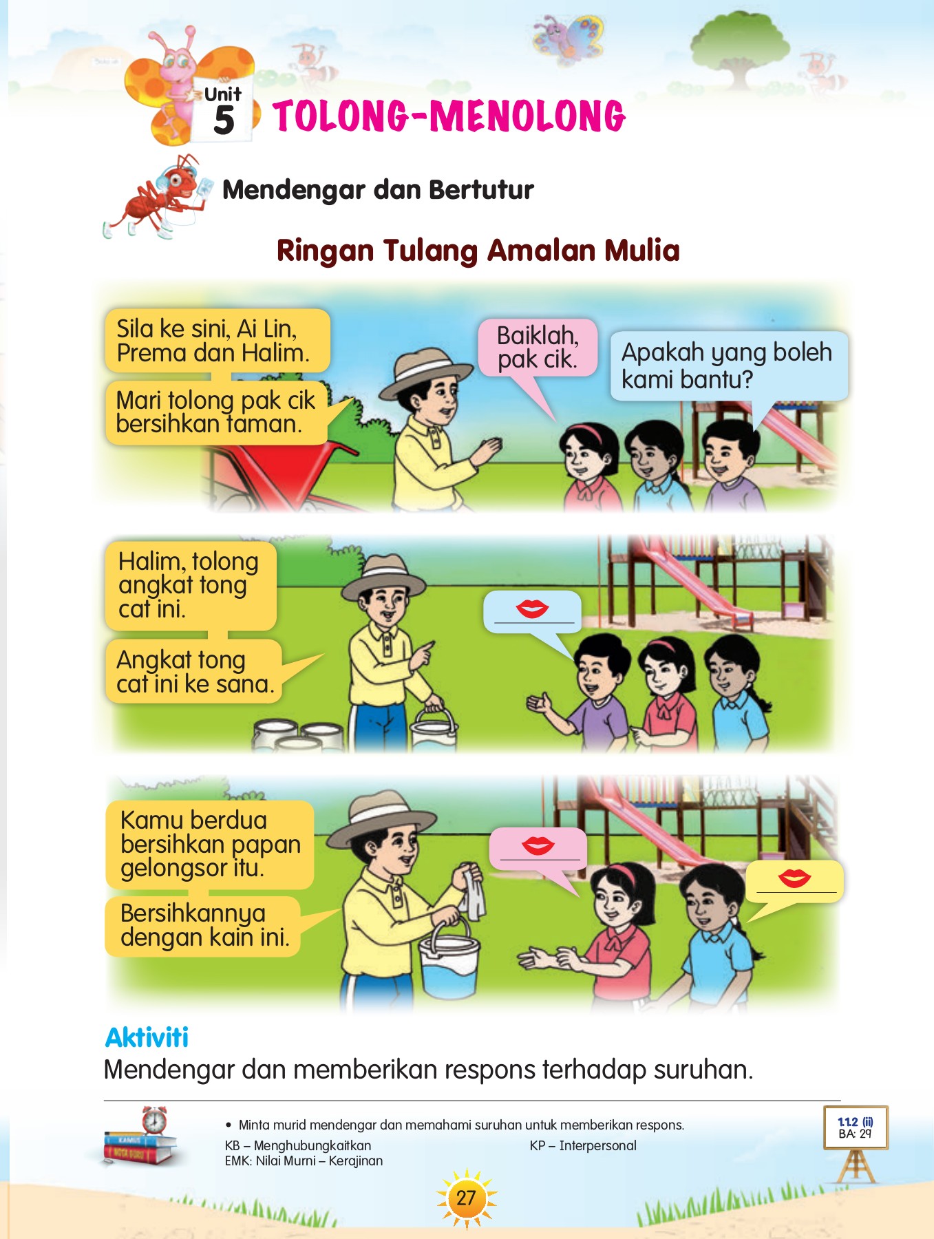 BUKU TEKS BM TAHUN 1 - Cikgu Najihah - Sivu 36 | PDF verkossa | PubHTML5