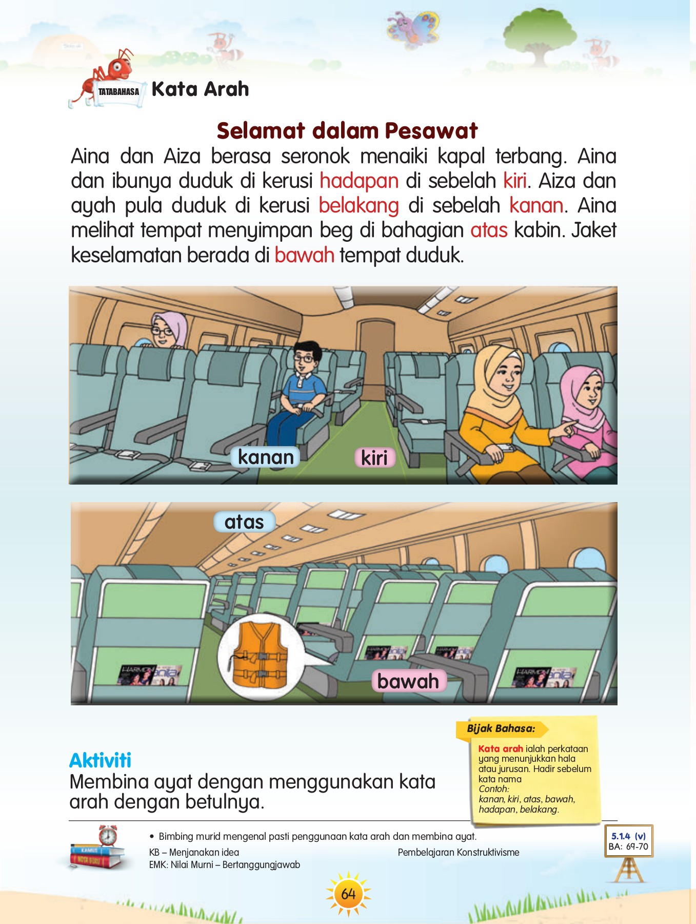BUKU TEKS BM TAHUN 1 - Cikgu Najihah - Sivu 73 | PDF verkossa | PubHTML5