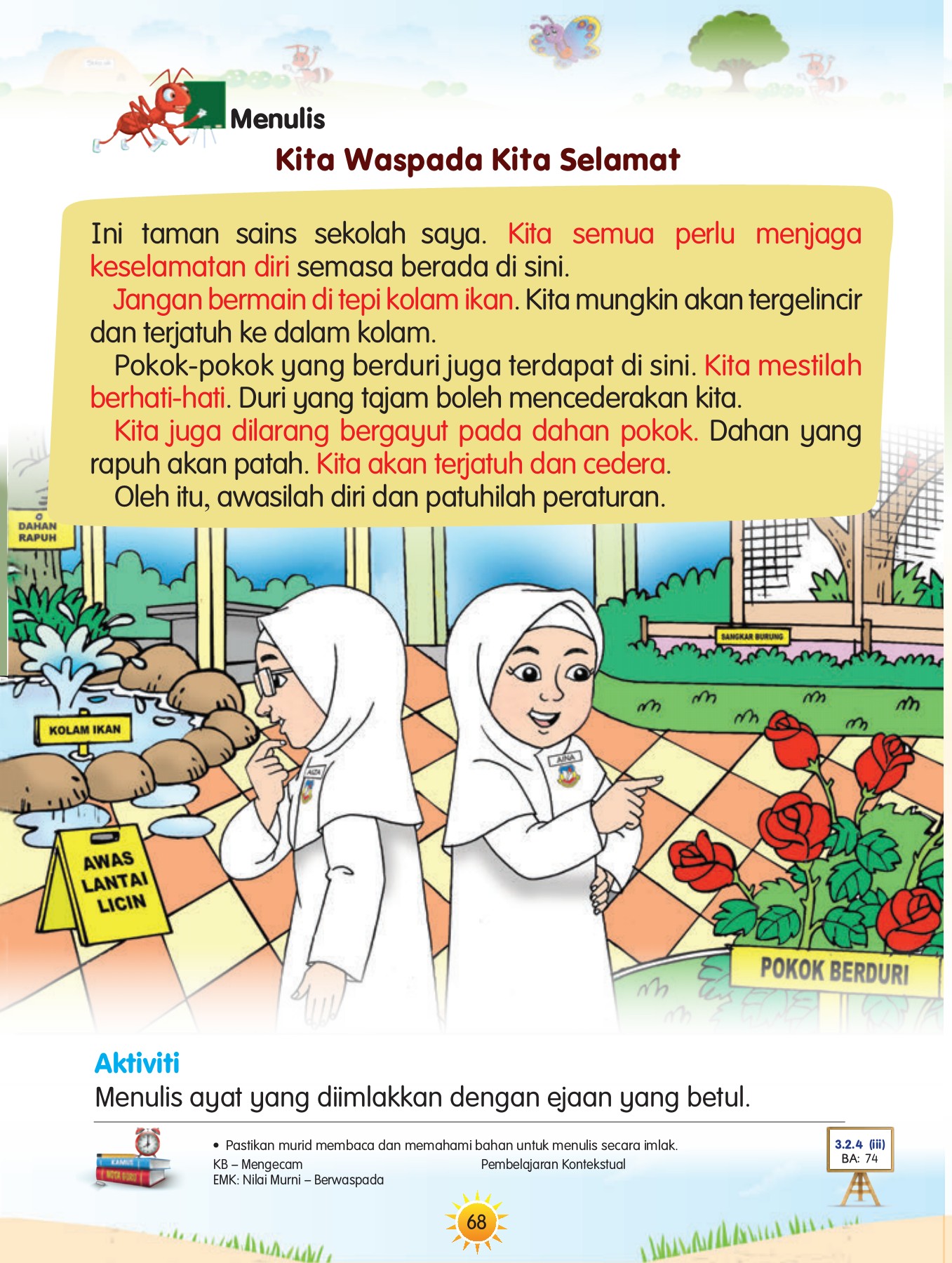 BUKU TEKS BM TAHUN 1 - Cikgu Najihah - Sivu 77 | PDF verkossa | PubHTML5