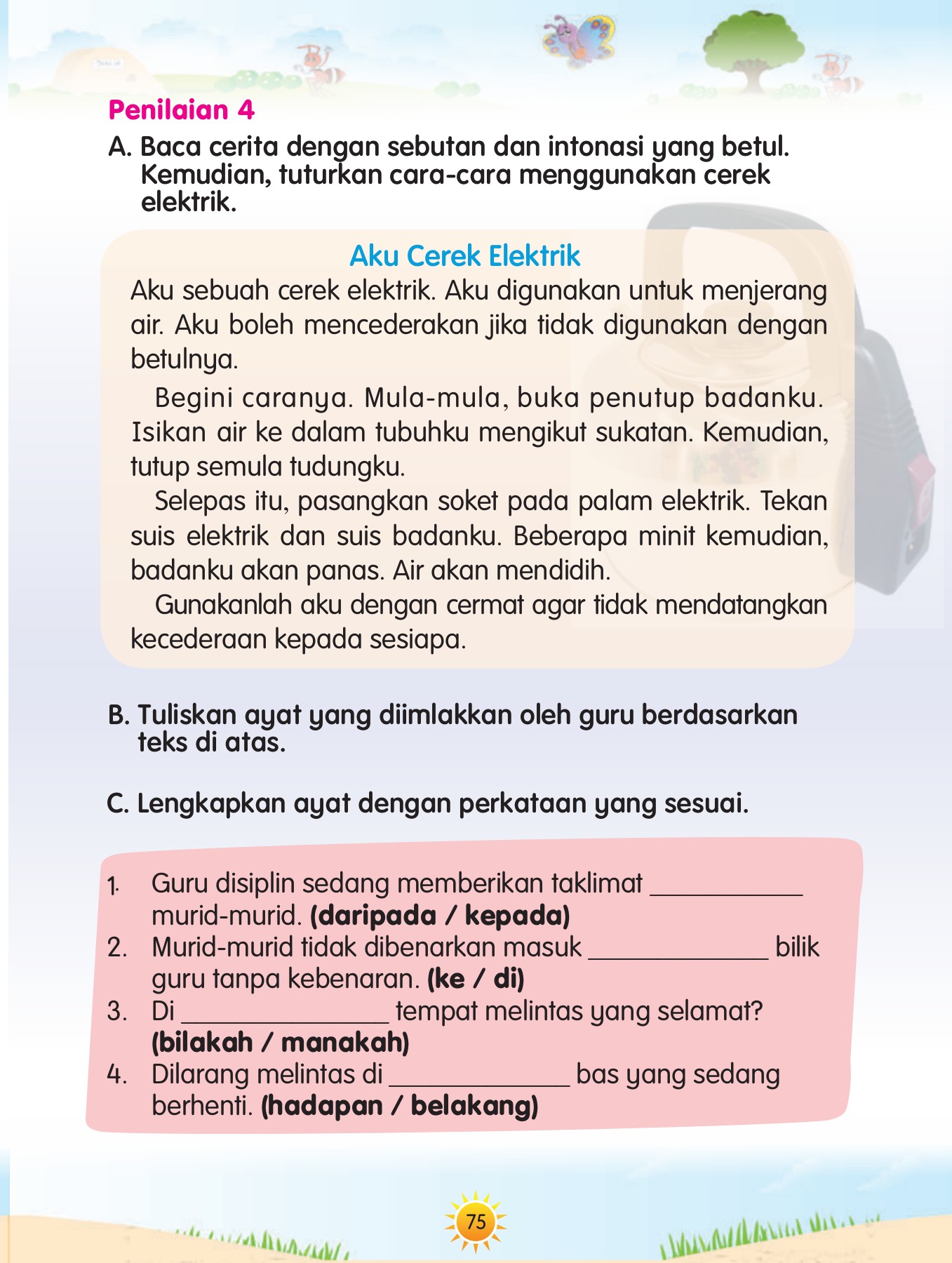 BUKU TEKS BM TAHUN 1 - Cikgu Najihah - Sivu 84 | PDF verkossa | PubHTML5