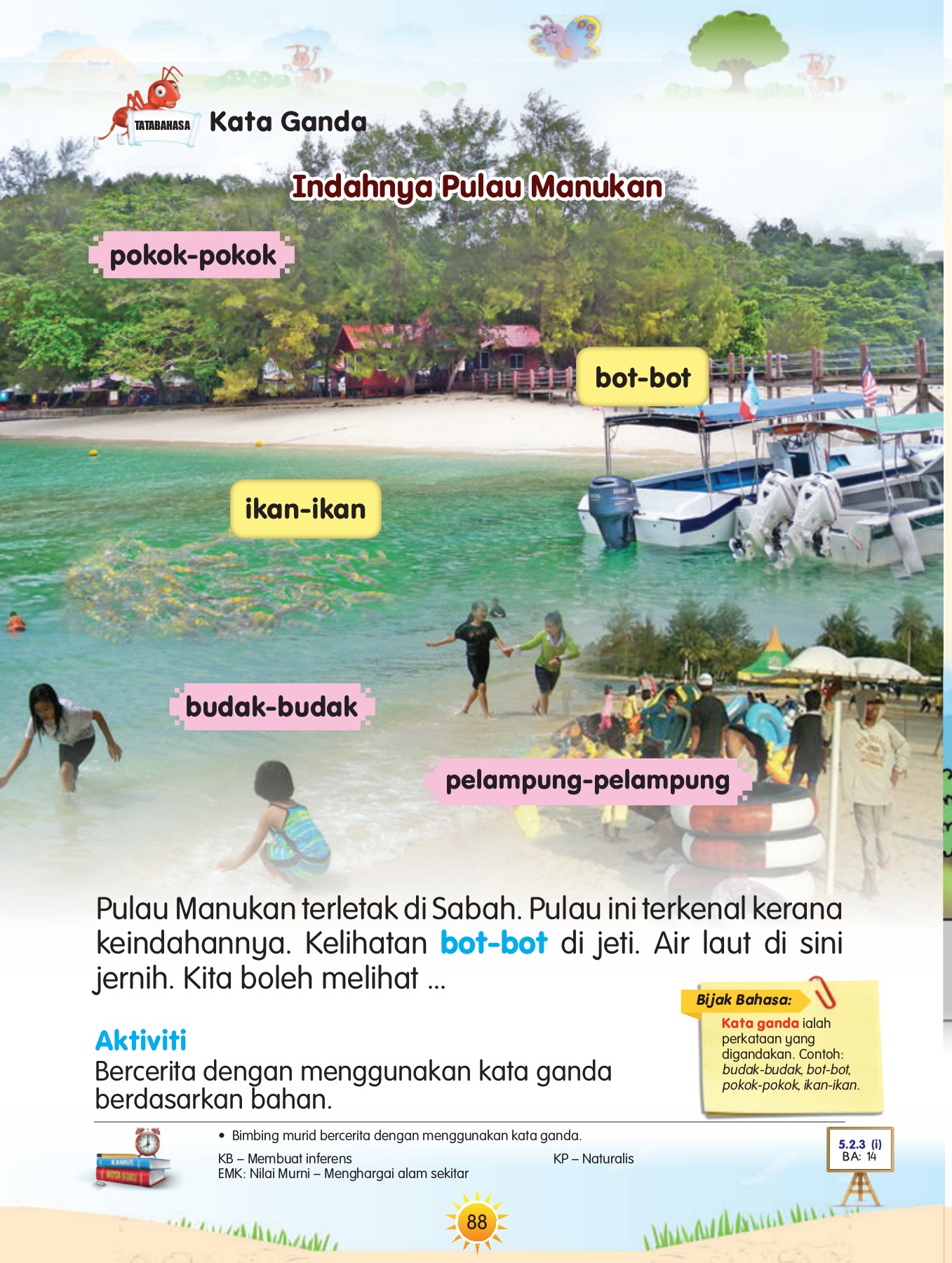 BUKU TEKS BM TAHUN 1 - Cikgu Najihah - Sivu 97 | PDF verkossa | PubHTML5