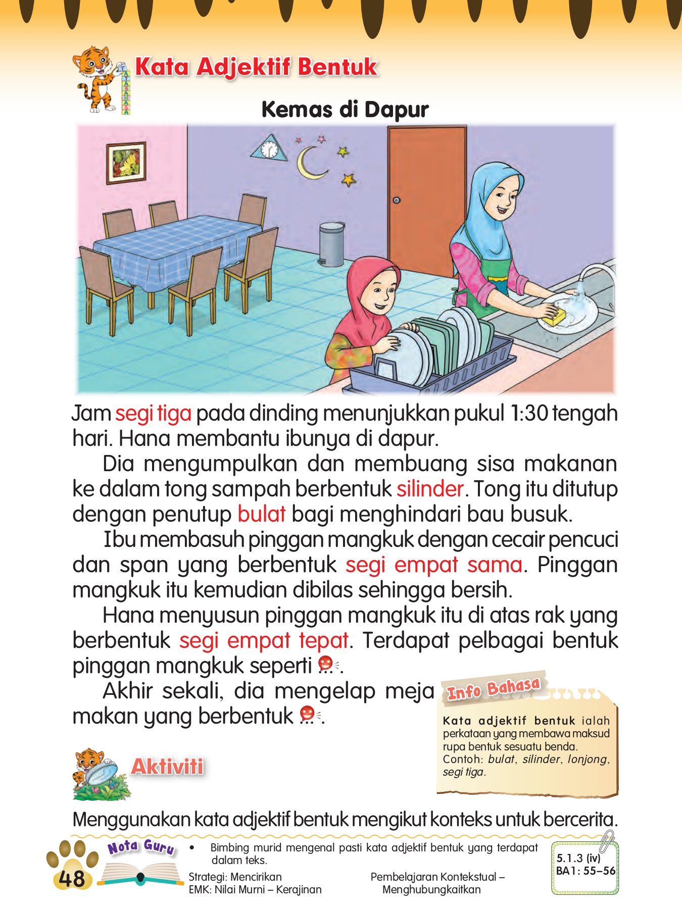 BUKU TEKS BM TAHUN 2 (JILID 1) - Cikgu Najihah - Muka Surat 55 ...