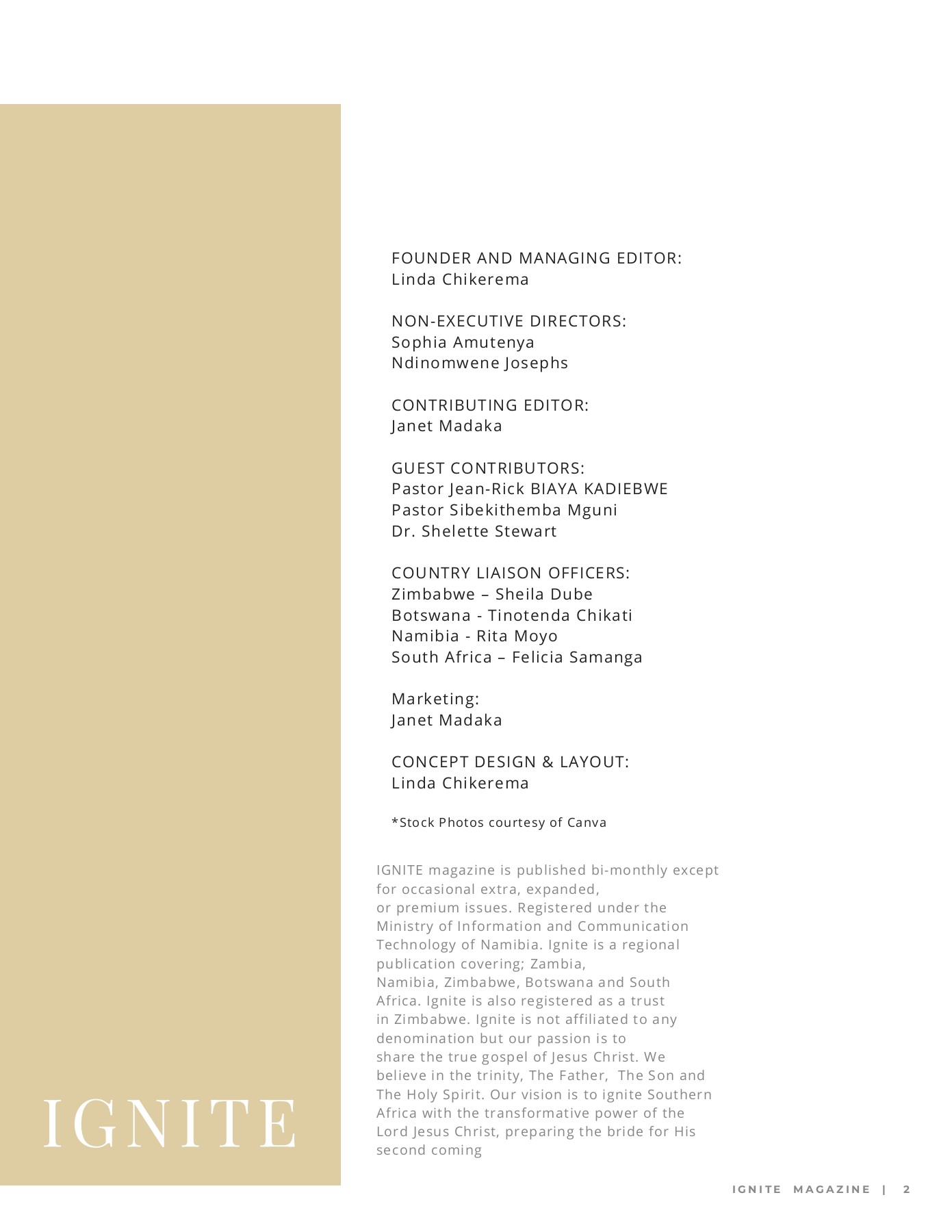 Ignite Magazine_compressed (1) - lindachikerema - Page 2 | Flip PDF ...
