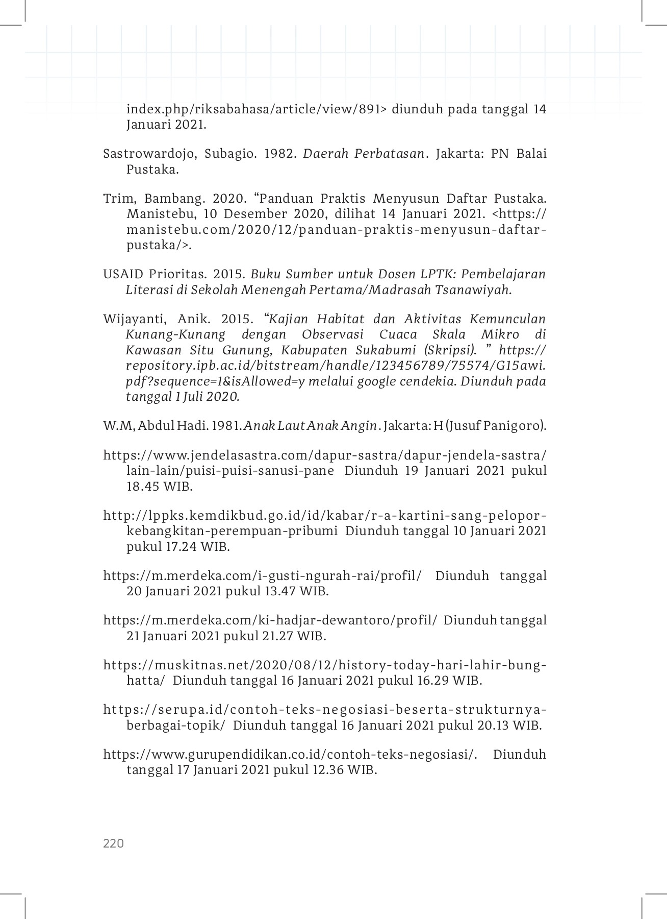 BAHASA INDONESIA KELAS X - pustaka sman3 - Halaman 236 | PDF Online | PubHTML5