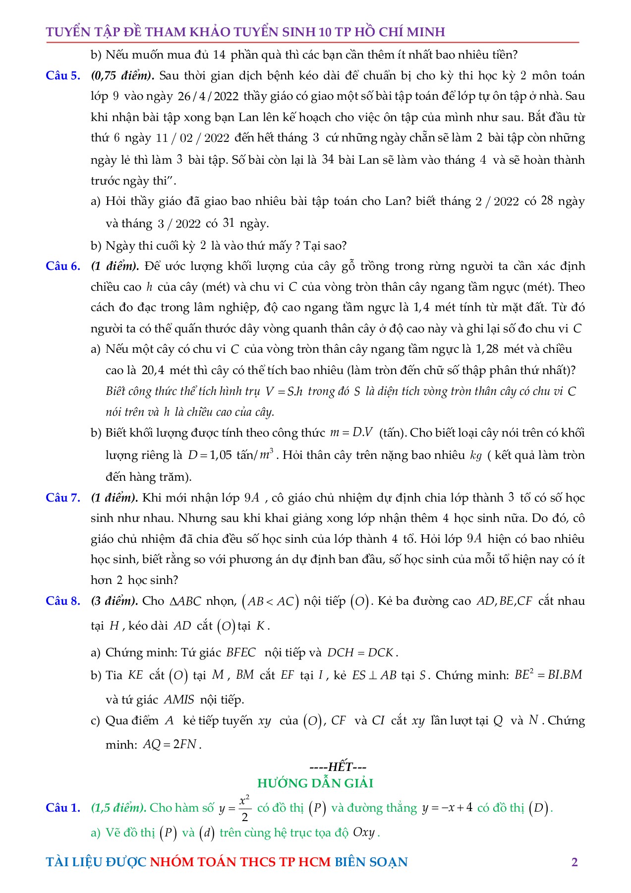 TS 10 CO DAP AN 23-24 - Thị Ánh Hồng Liêu - Page 2 | Flip PDF Online ...