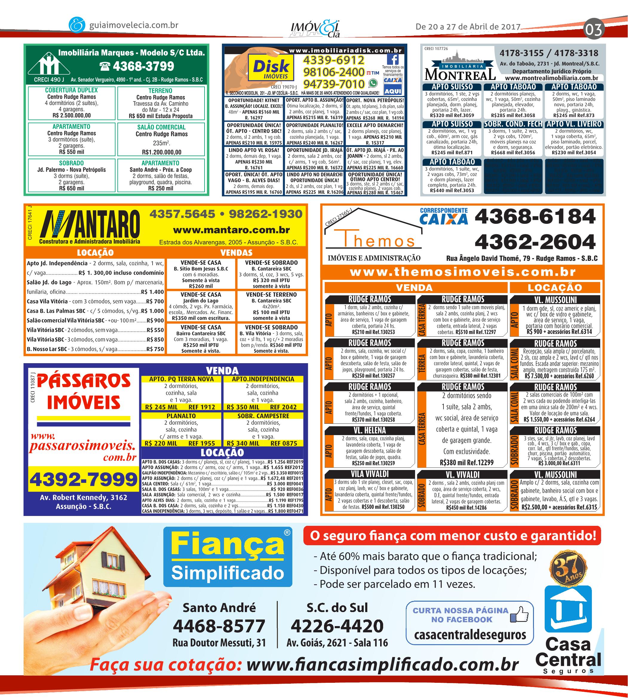 Jornal Imóvel & Cia - São Bernardo - Edição 886 - vinicius - Página 3 ...