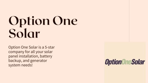 Option One Solar