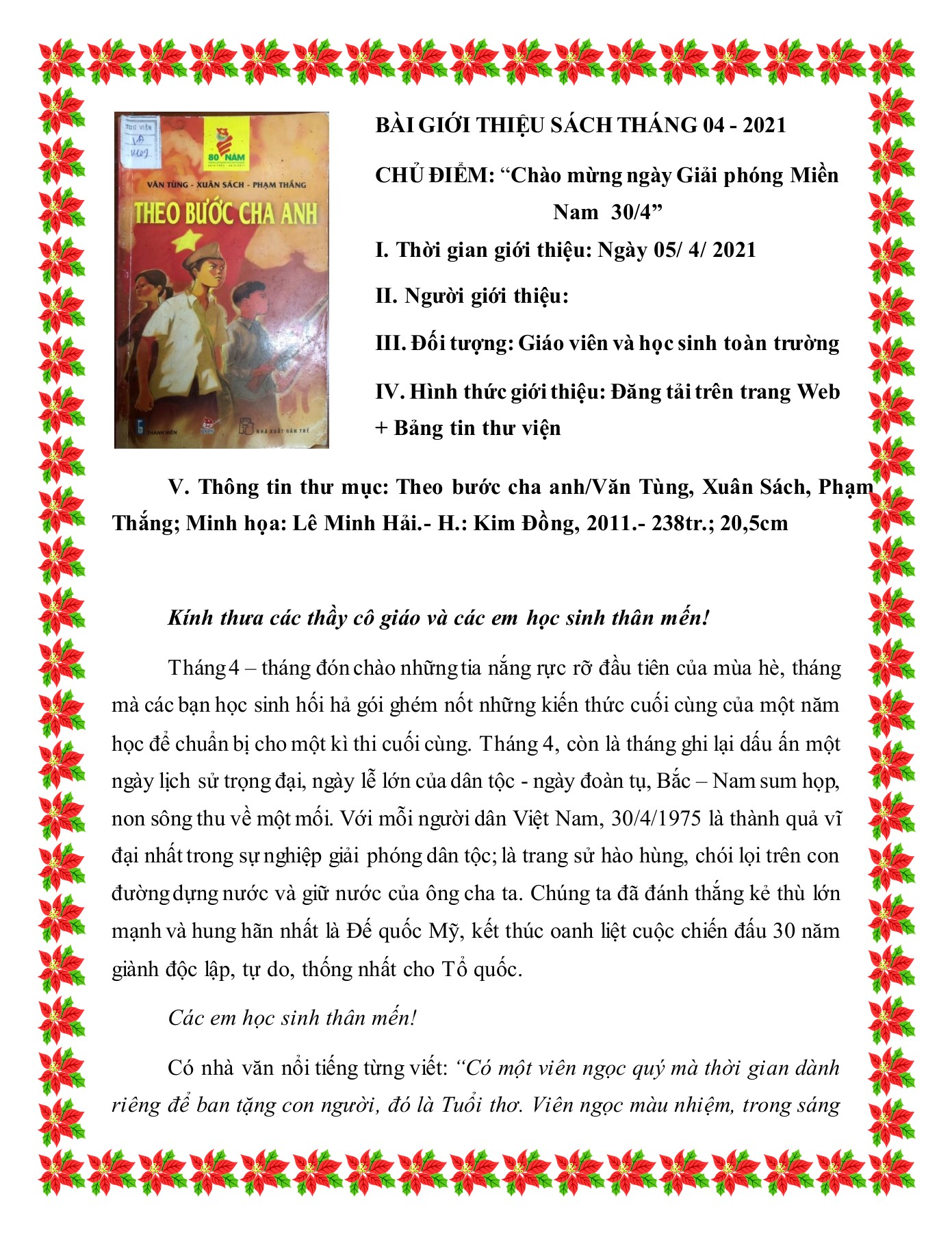 bai-gioi-thieu-sach-thang-04-2021_06042021 mới - thanhtuyen210189 - Trang 1 | PDF lật trang trực ...