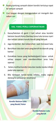 LEAFLET PERAWATAN LUKA OPERASI - Aldhy Doank - Halaman 6 | PDF Online ...
